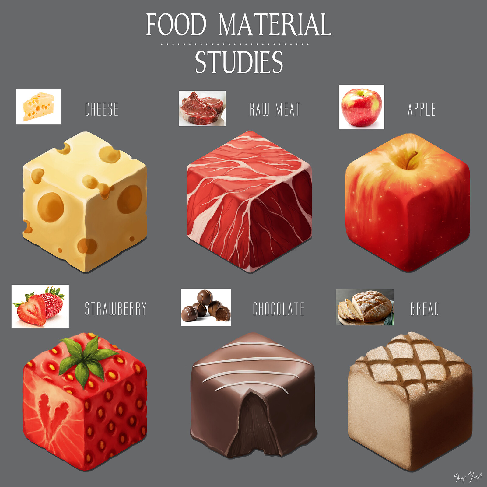 dropfeeling - Cube Material Studies