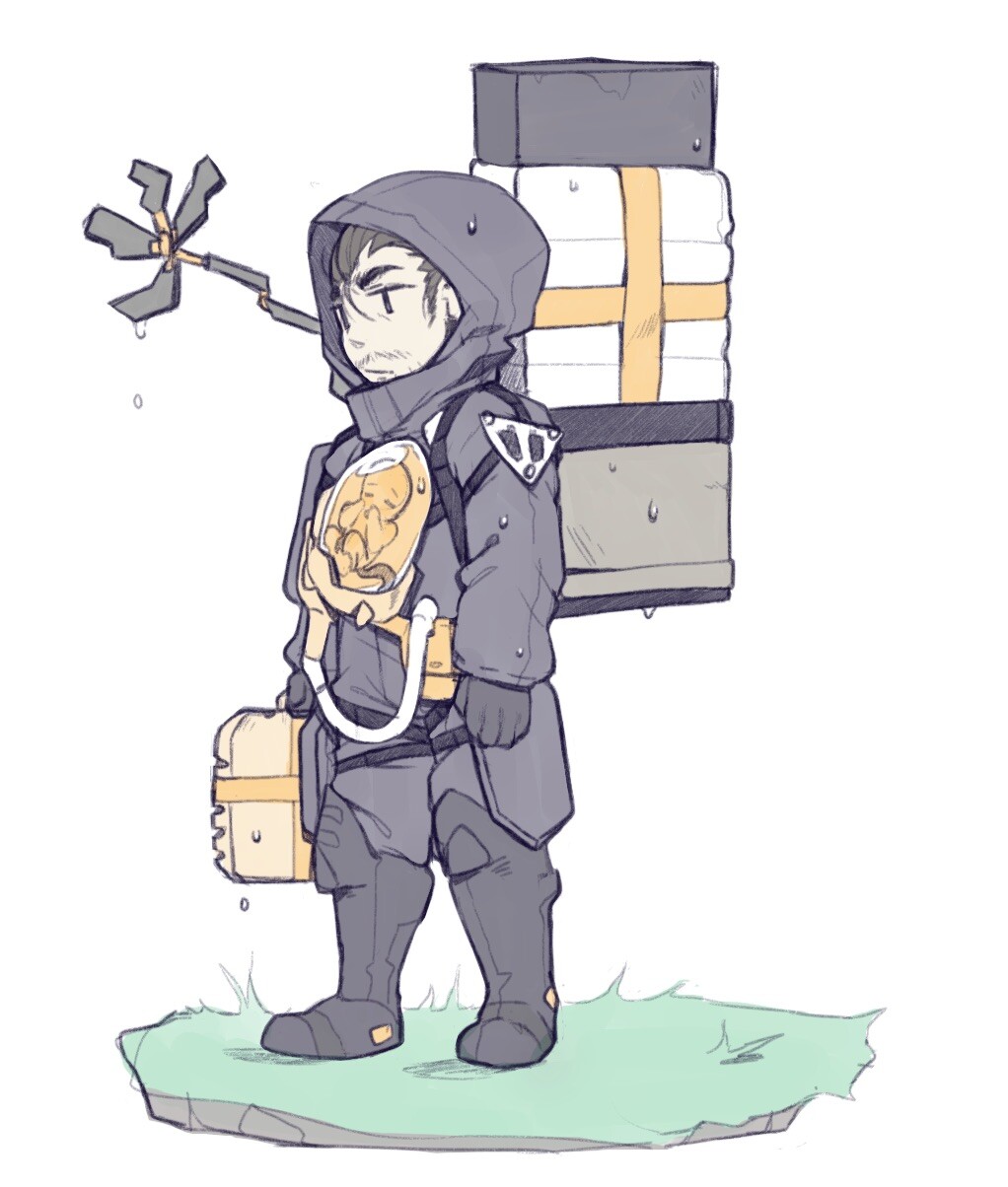 ArtStation - Death stranded sketch