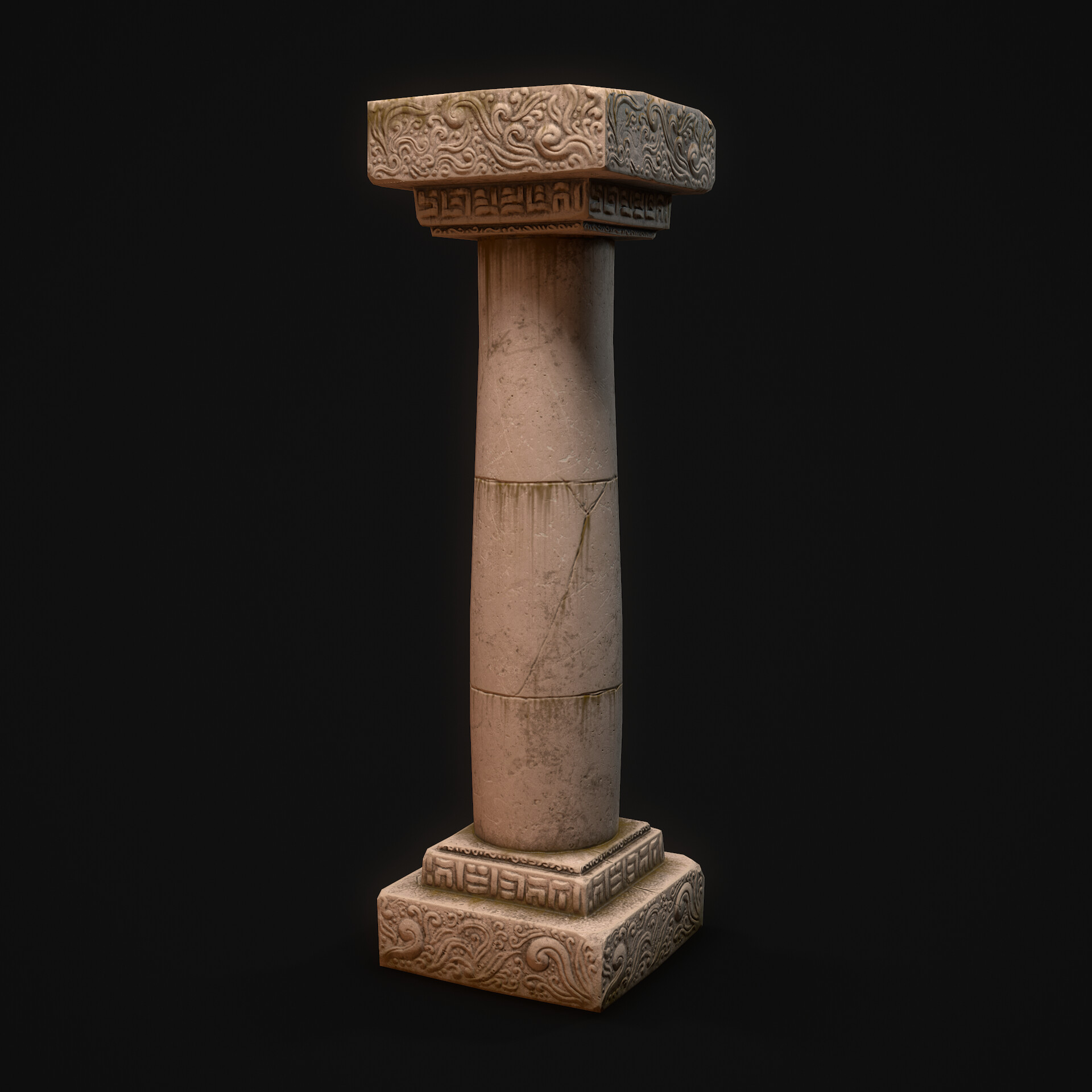 ArtStation - Stone Pillar
