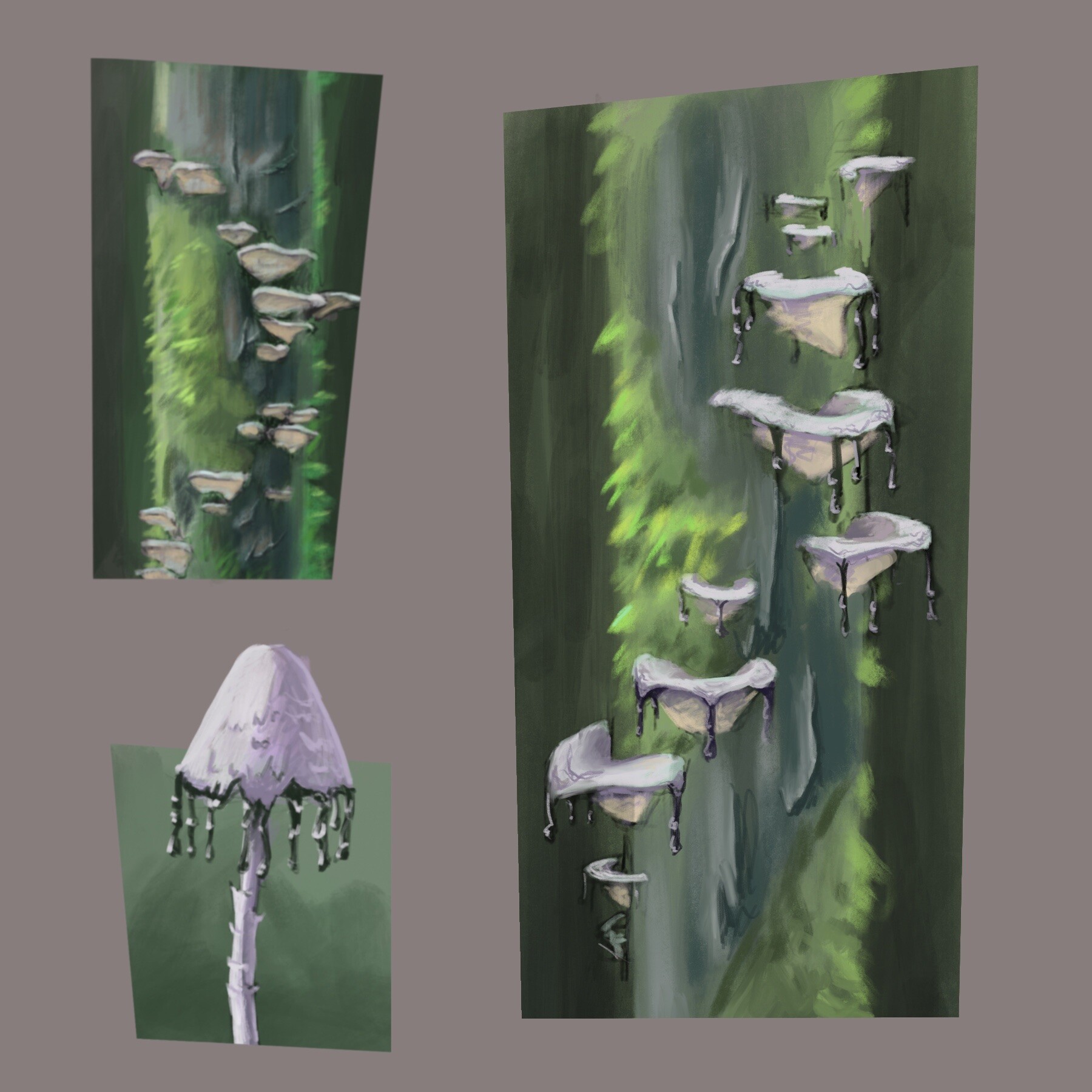 ArtStation - Mushroom studies/concept