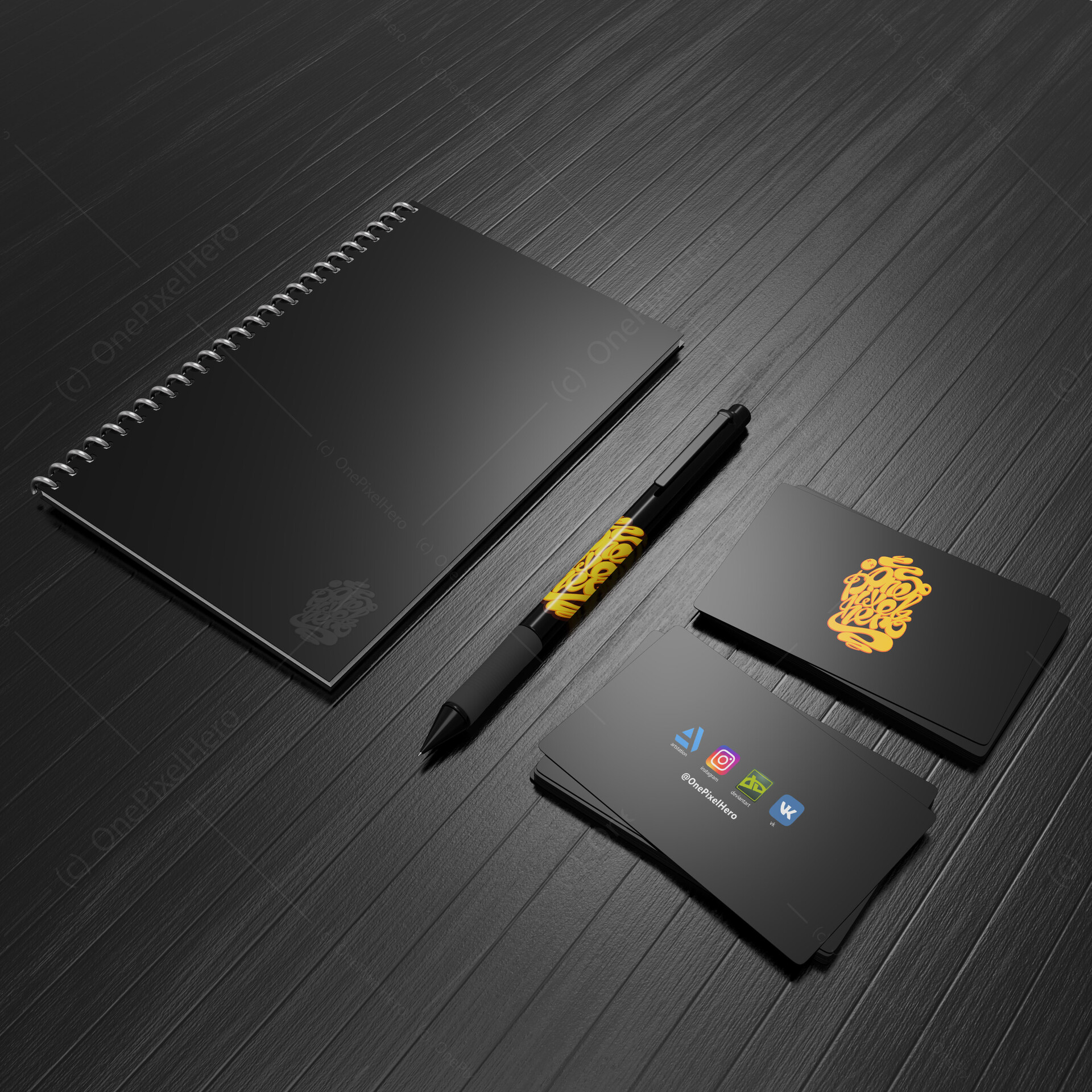 ArtStation - layout for logo visualization