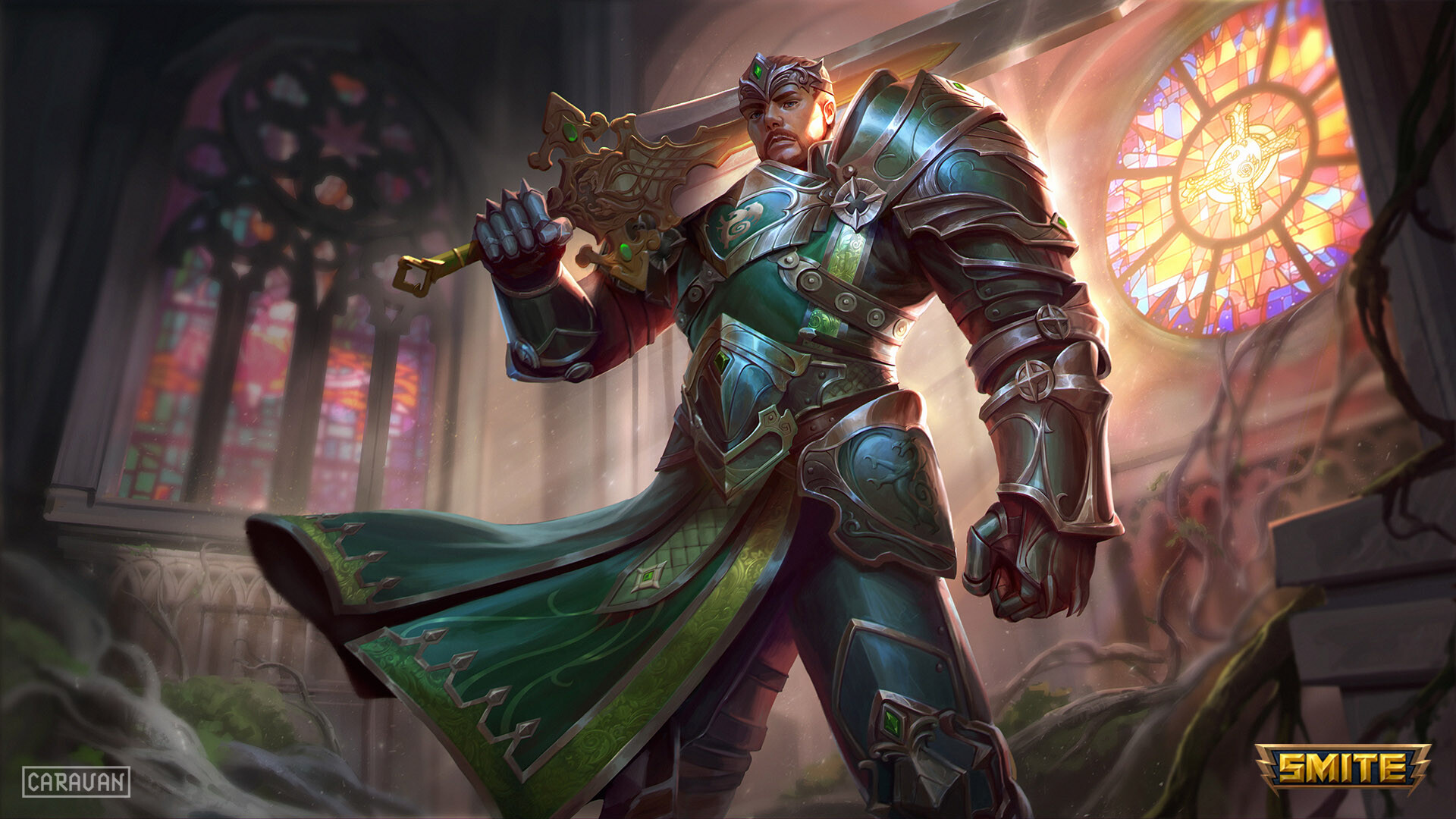 ArtStation - King Arthur SMITE