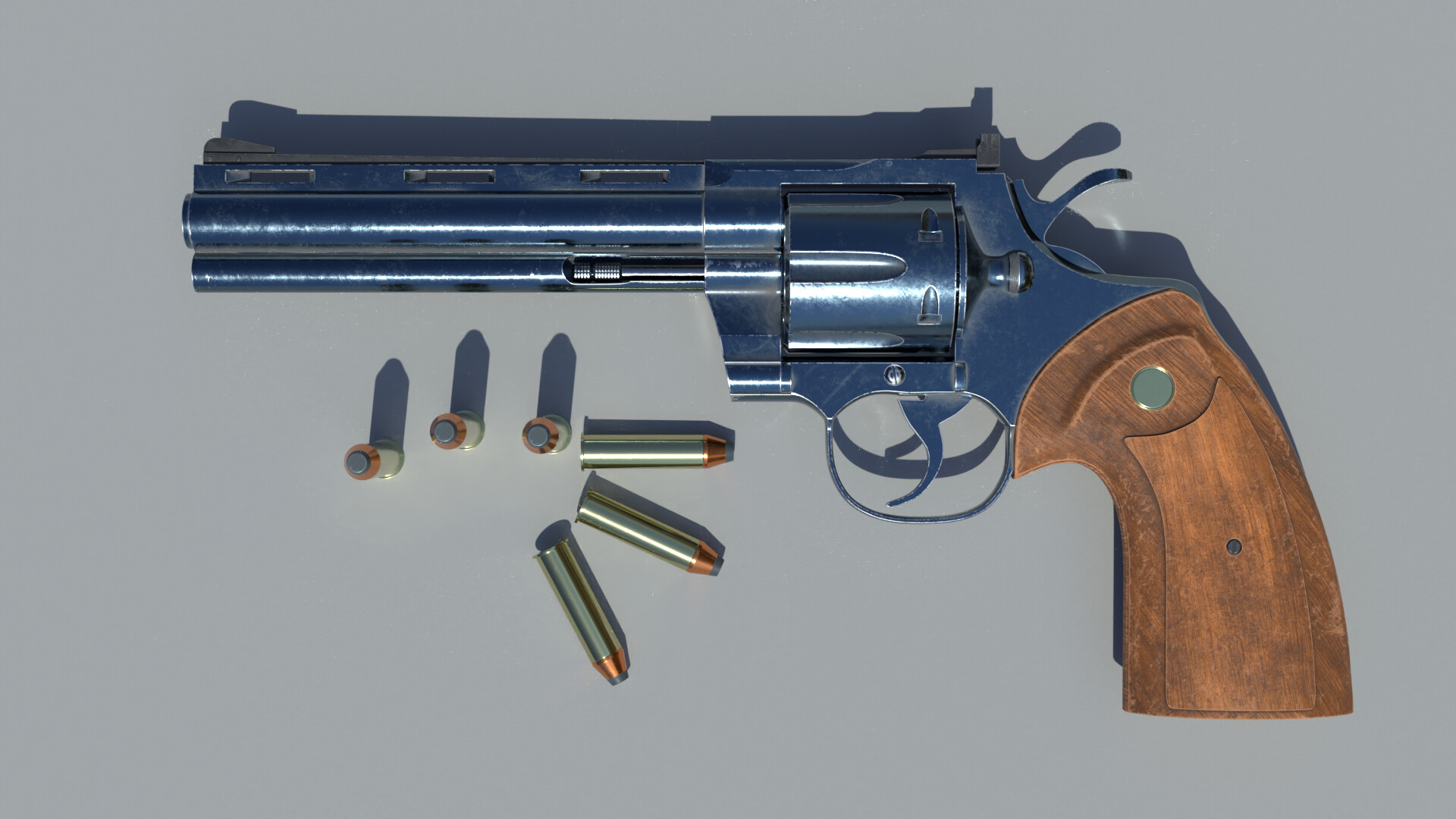 ArtStation - Colt Python Magnum .357 Revolver