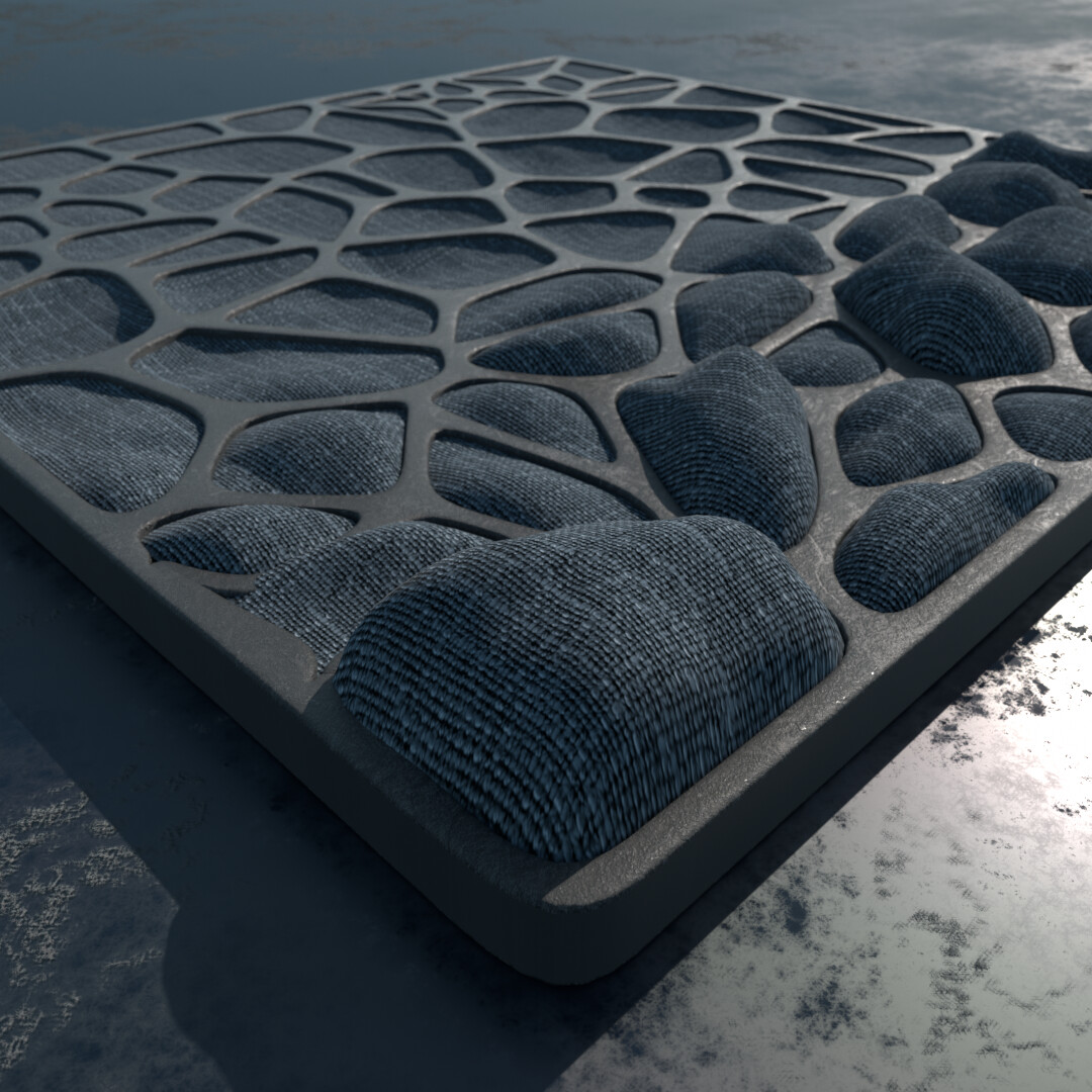 Berkay Design - Fabric Bump - Cinema 4D R21 + Octane Render 2019