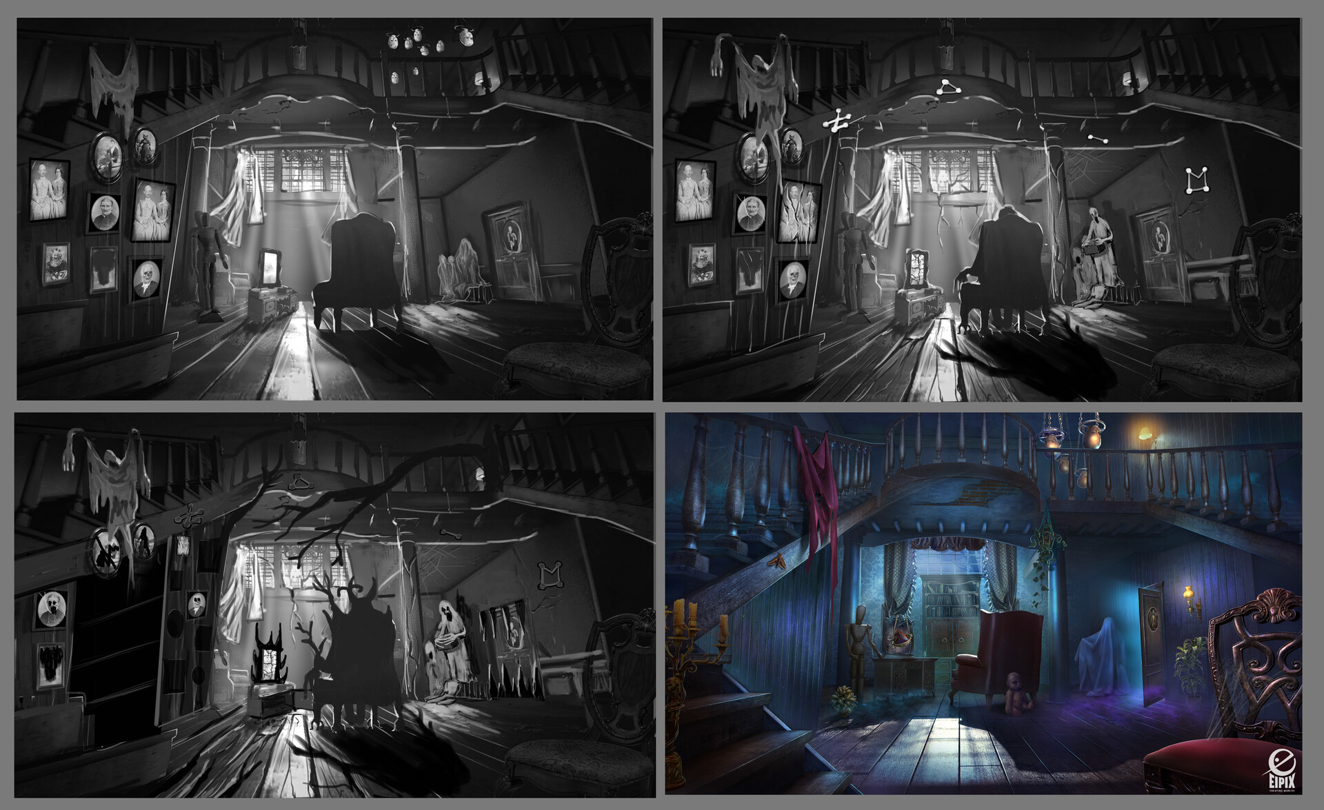 ArtStation - The room/ scene concept/ scene paint