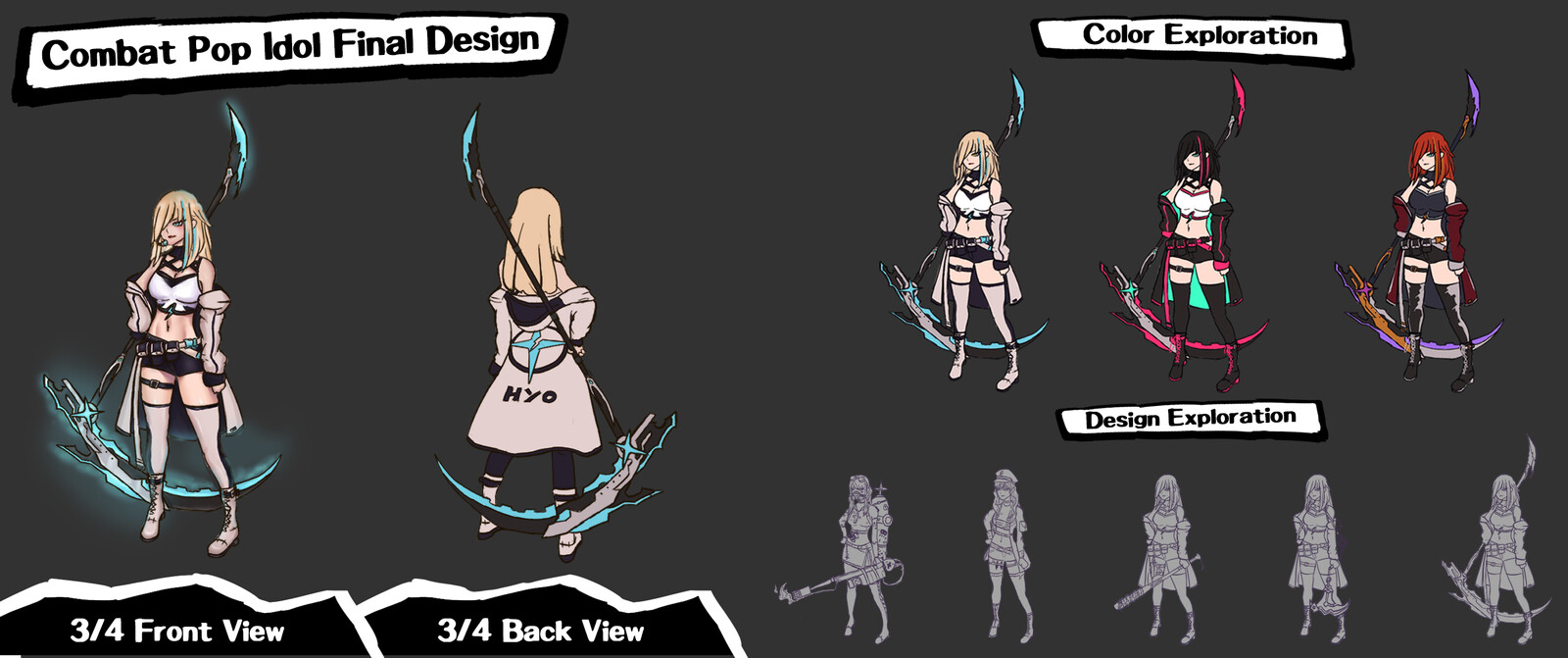 Nicholas Teoh (Sh1ndori) - Combat Idol - Character Design