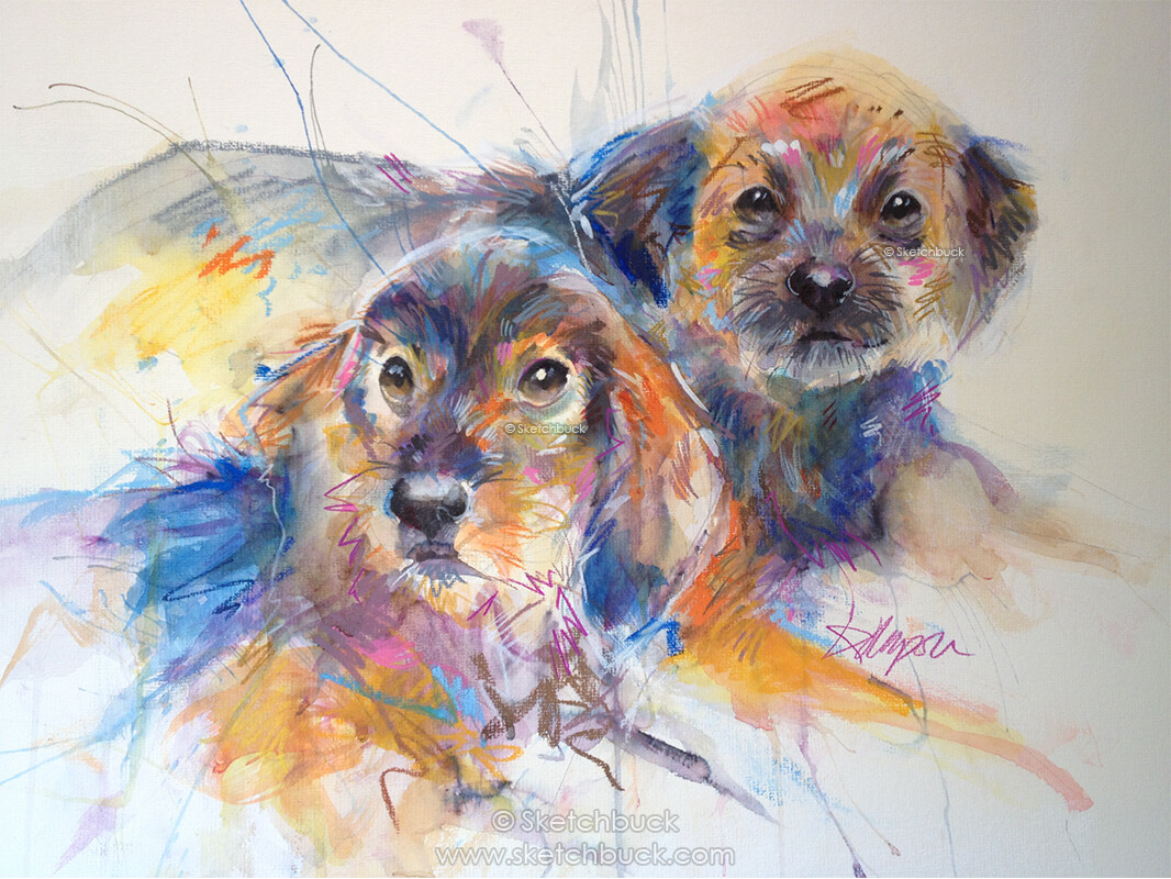 ArtStation - Two Dogs