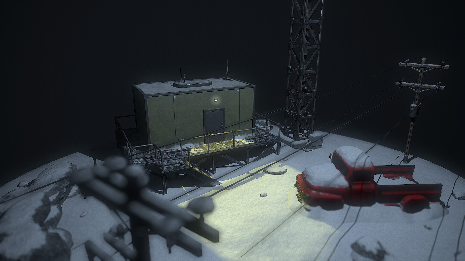 ArtStation - Project Dashuta - Mountain Station Scene