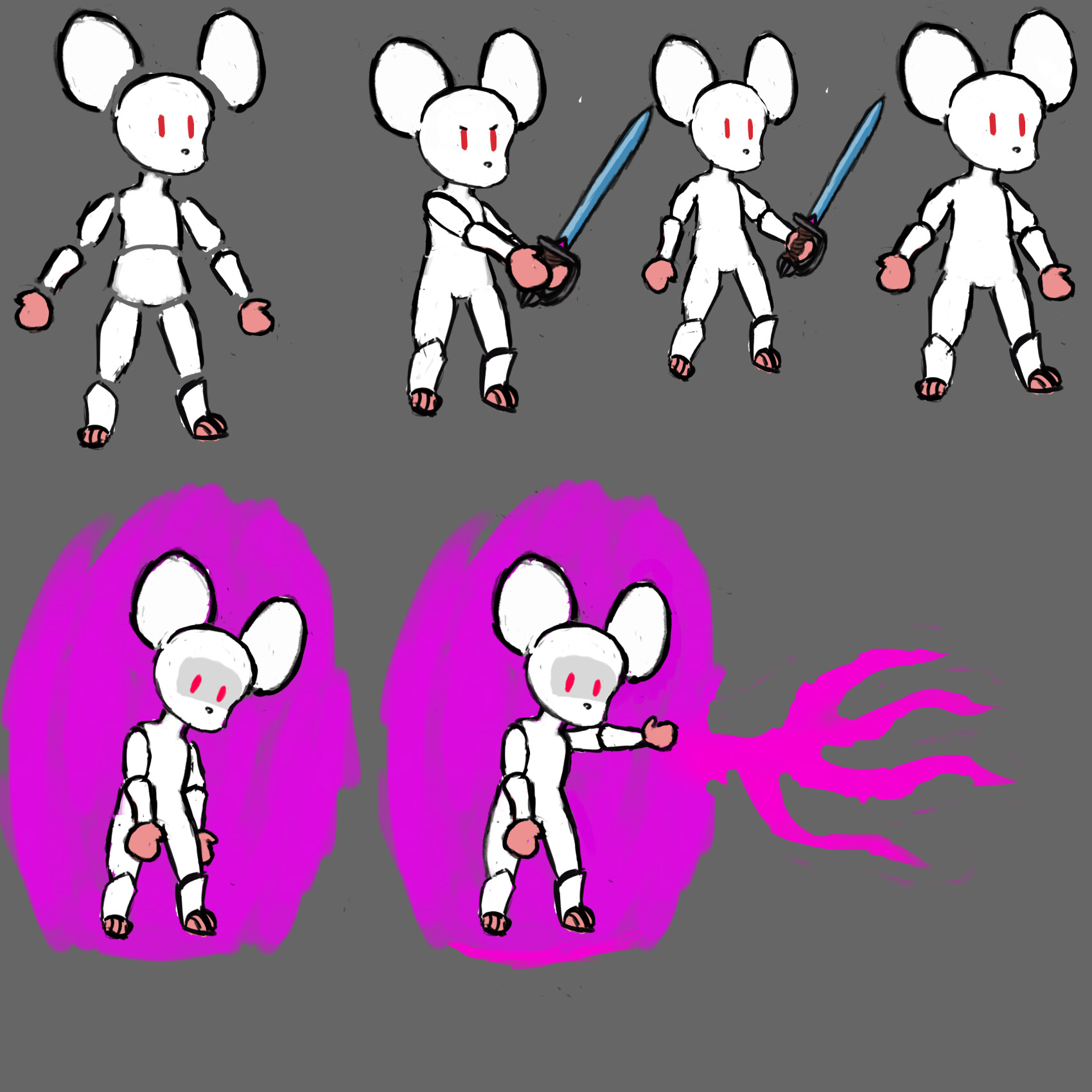 ArtStation - test character sheet