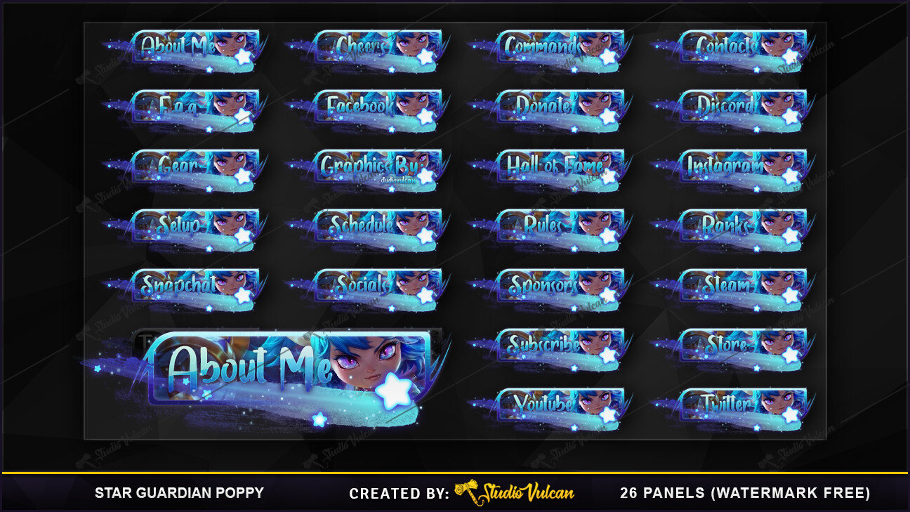 ArtStation - Star Guardian Poppy Panels