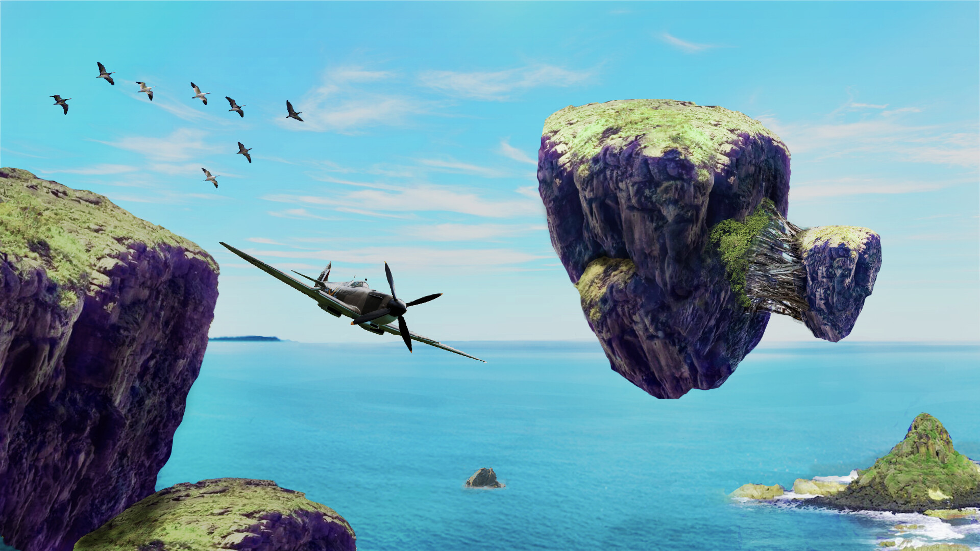 ArtStation - Flying Rocks in the Pacific, Luiz Felipe