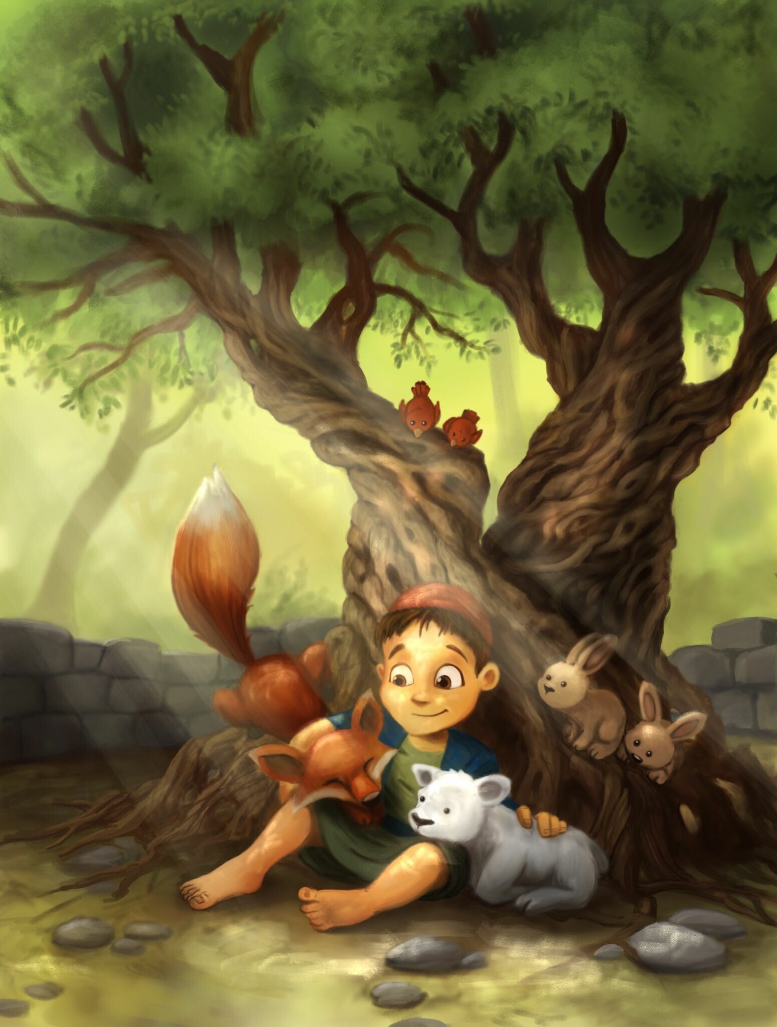 ArtStation - Christ Child with Animals