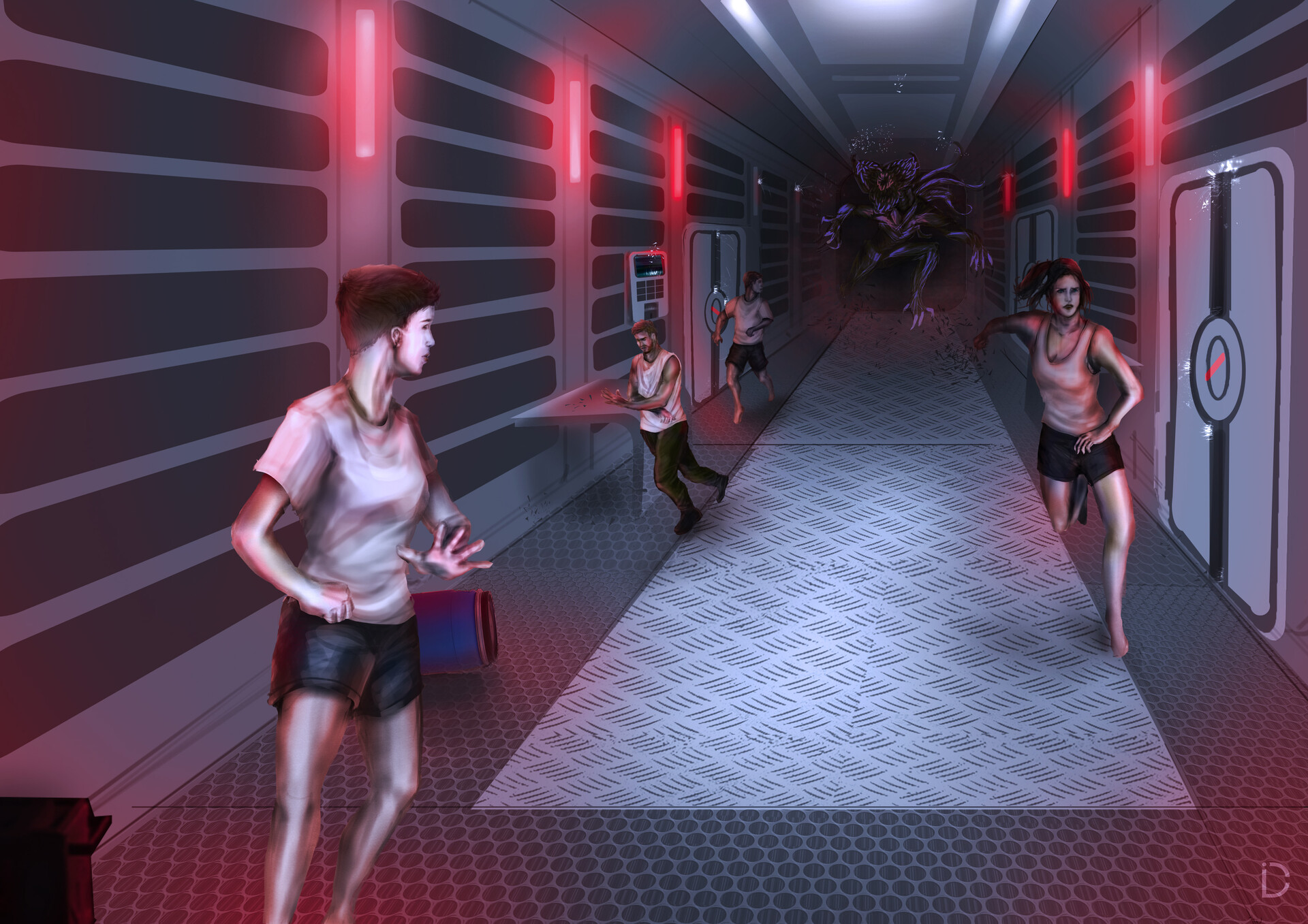 ArtStation - terror in space