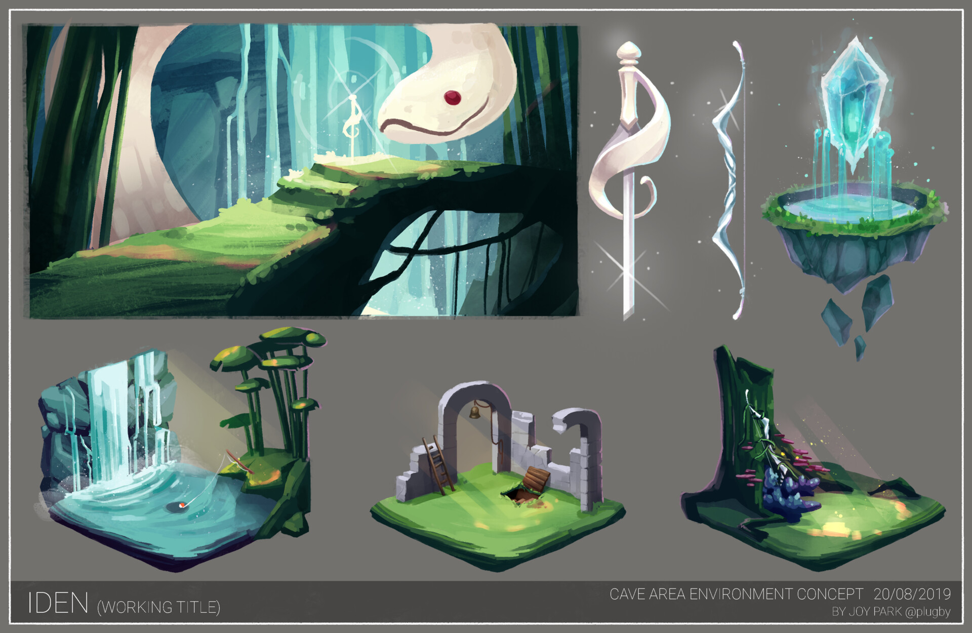 ArtStation - Cave Area Environment Concepts