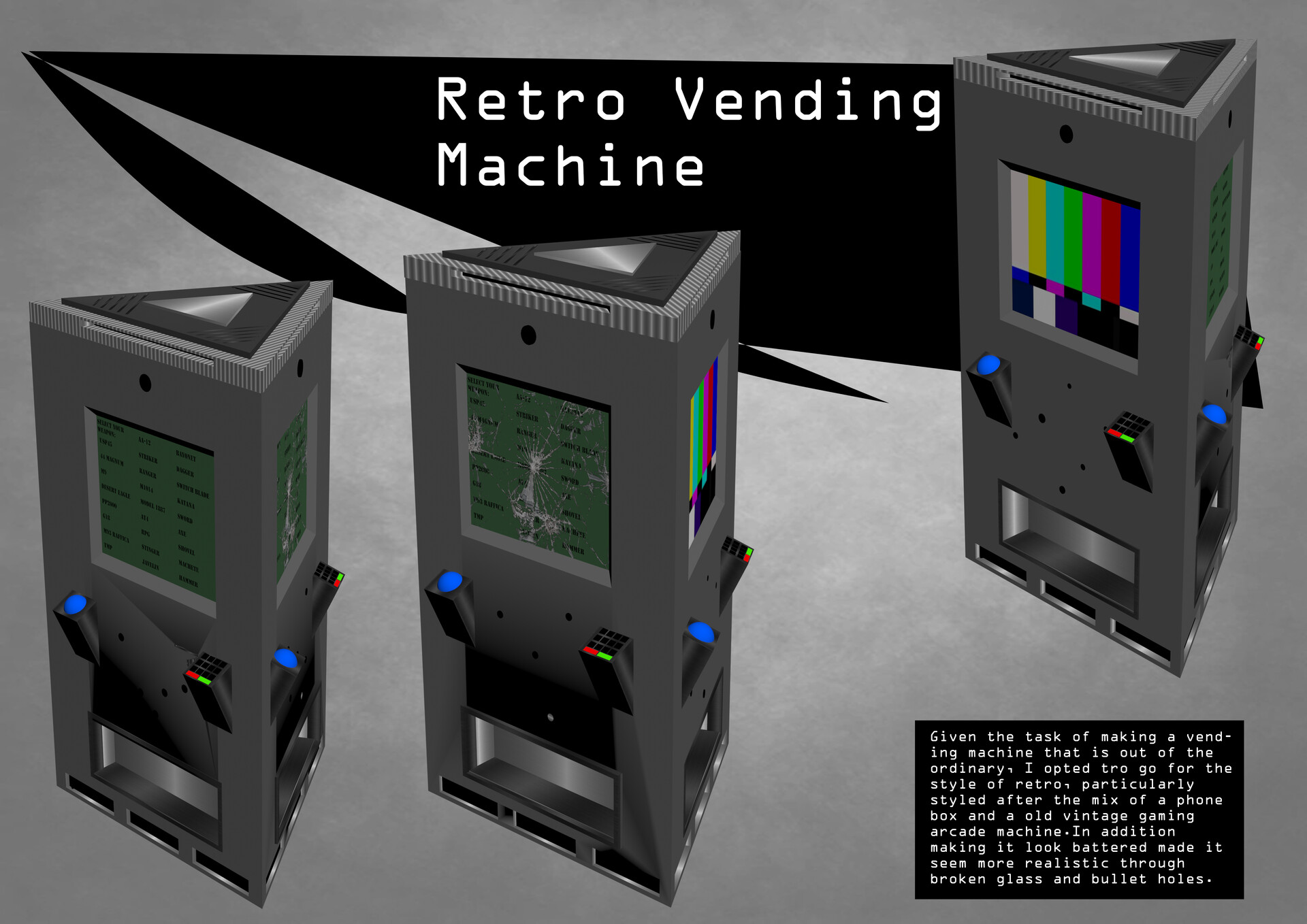 ArtStation - Retro Vending Machine