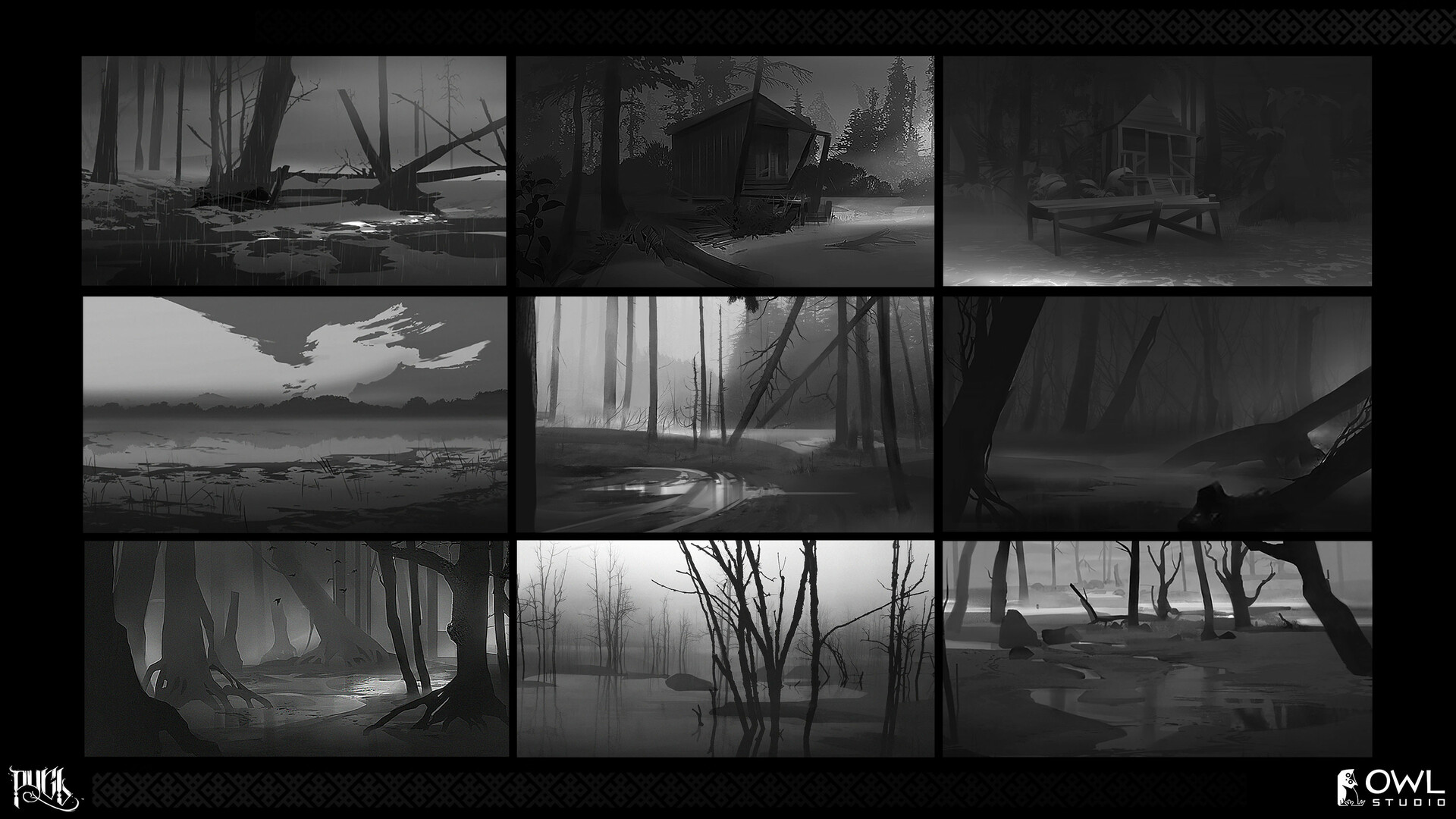 OWL Studio - Realistic game art - Location - Swamp