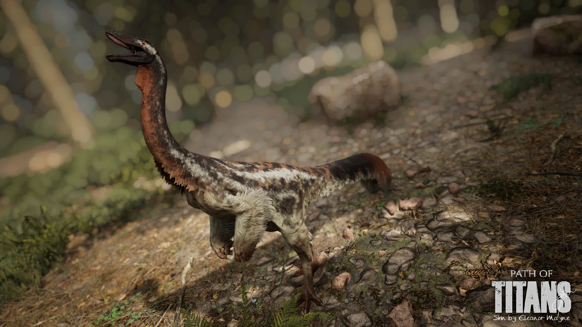 ArtStation - 'Flaxen' Struthiomimus