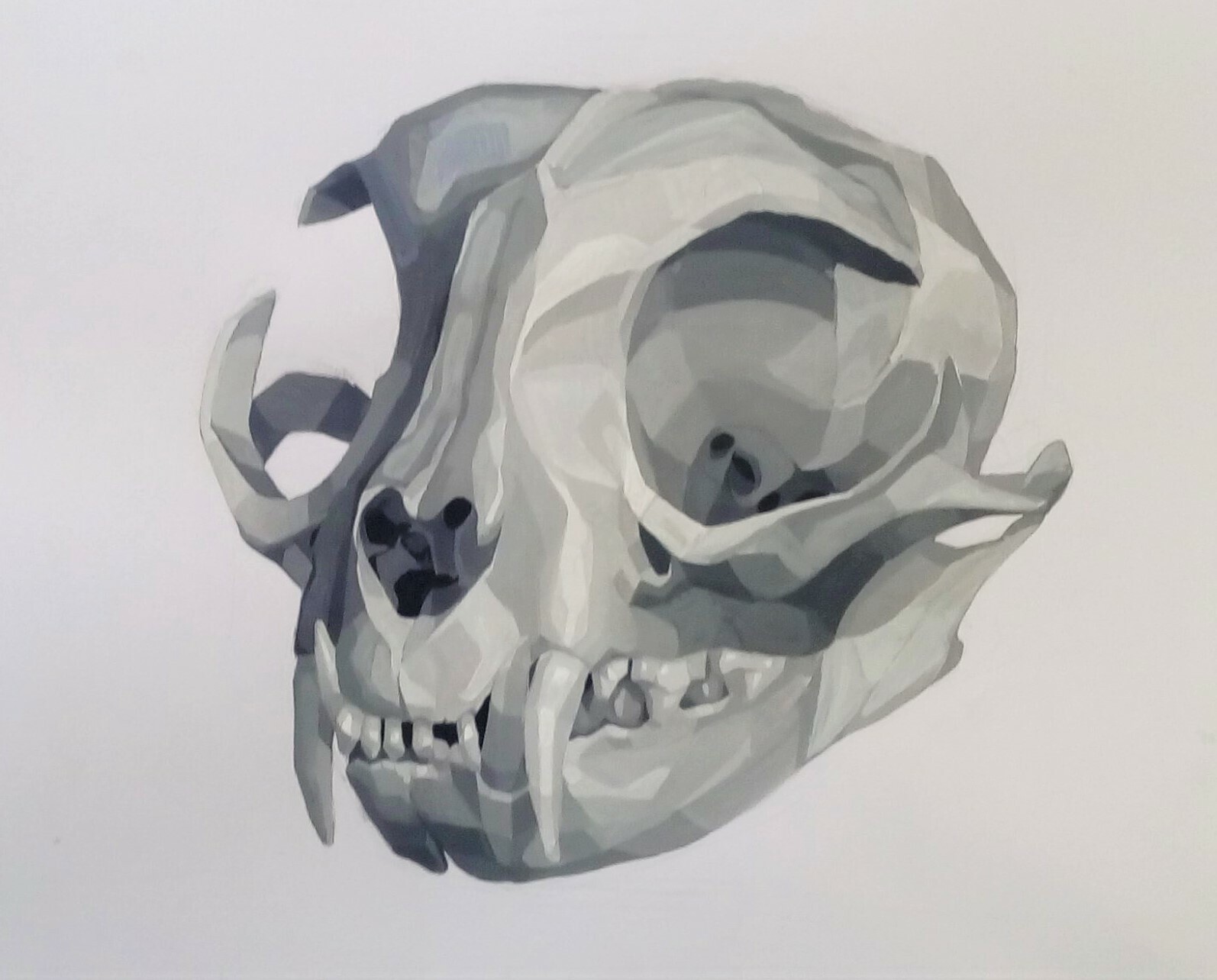 ArtStation - Gouache uni assigments /color theory/