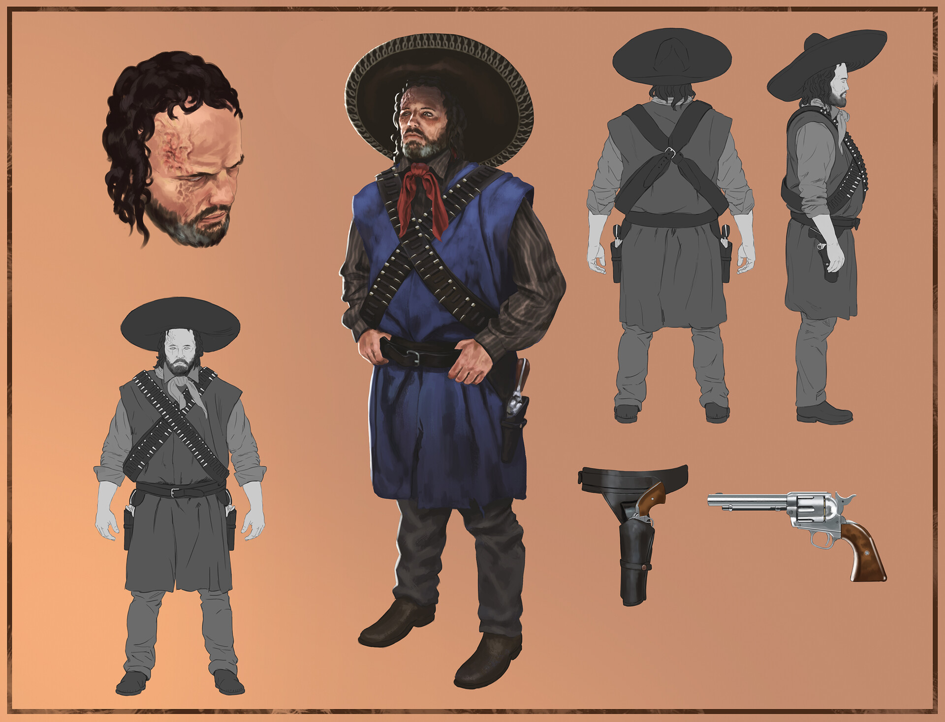 ArtStation - Villain character sheet