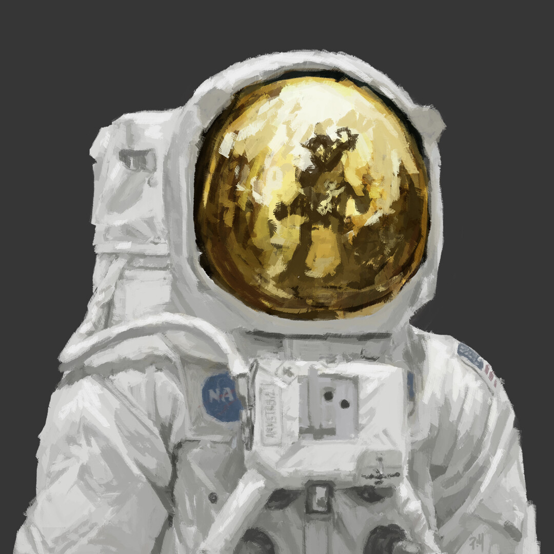 ArtStation - Walking on the moon... with James Seddon reference from ...