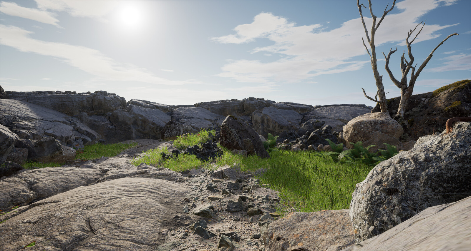 Leo Chou - UE4+Megascans(Now Free) - Make a small scene ! Unreal Engine ...