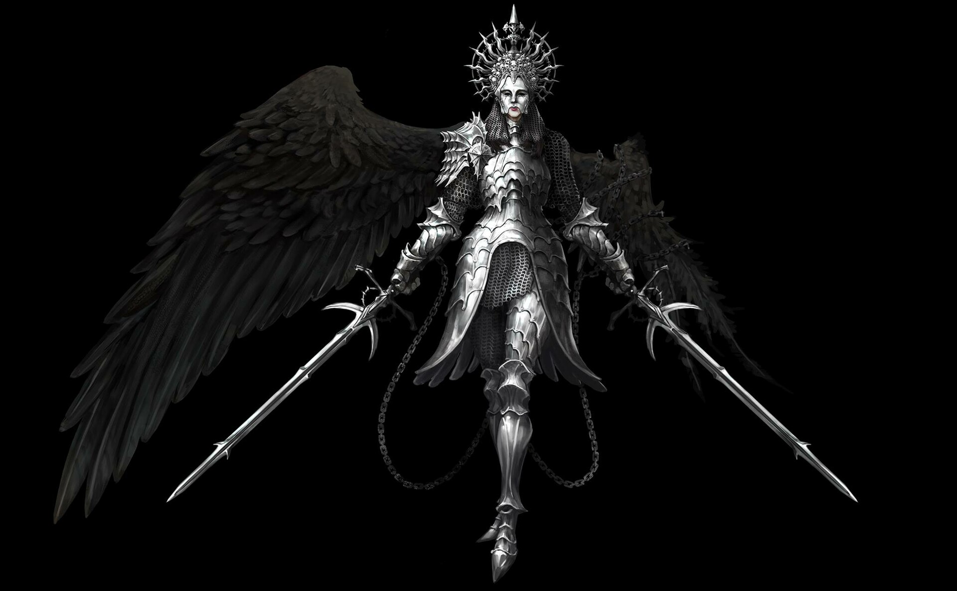 ArtStation - Fallen Angel Knights