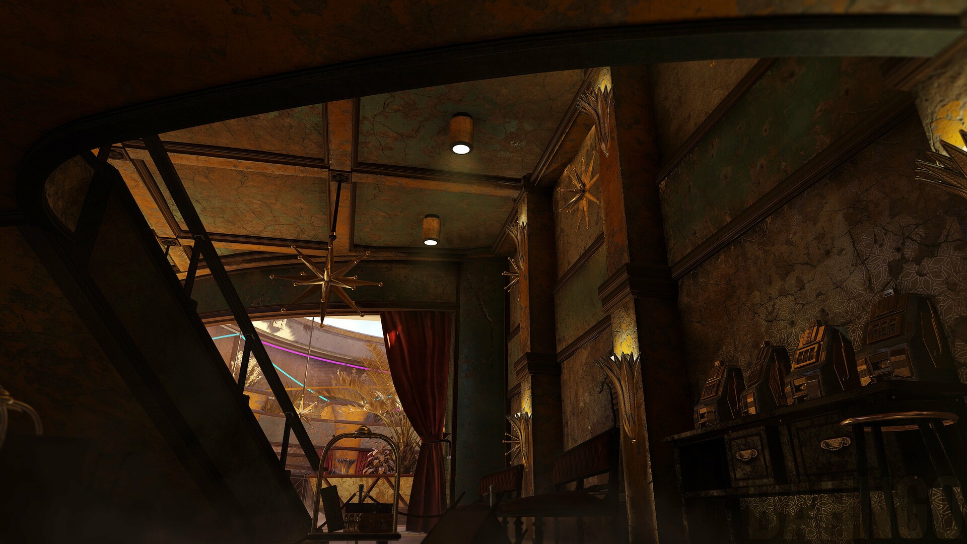 ArtStation - SEPTEMBER2018 - "Tops" Casino Main Floor (Fallout-themed ...