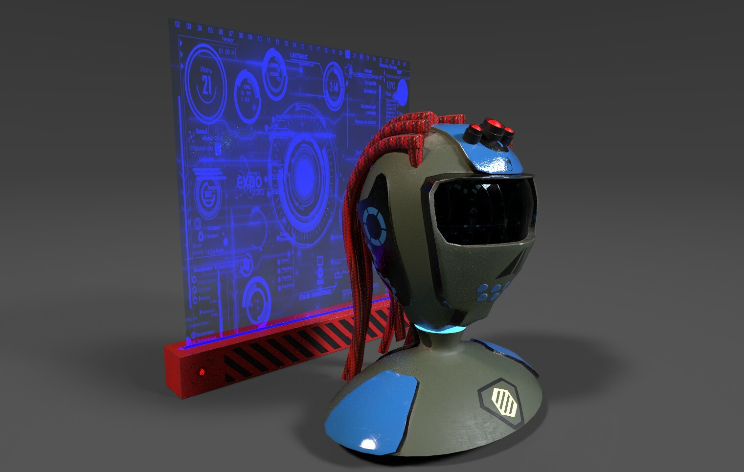 ArtStation - Robot Face