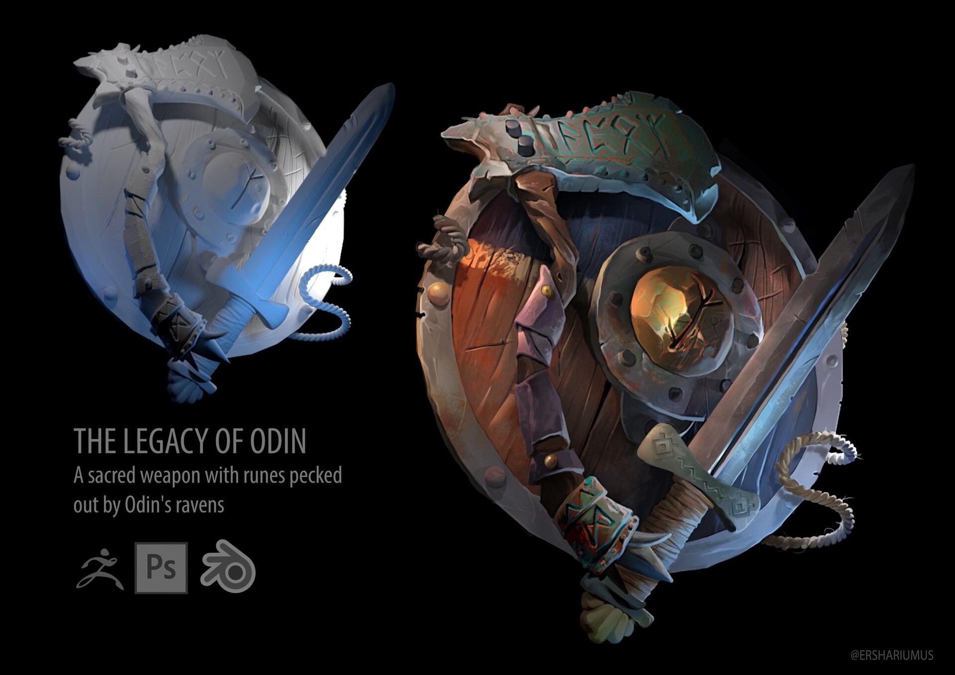 ArtStation - The legacy of Odin