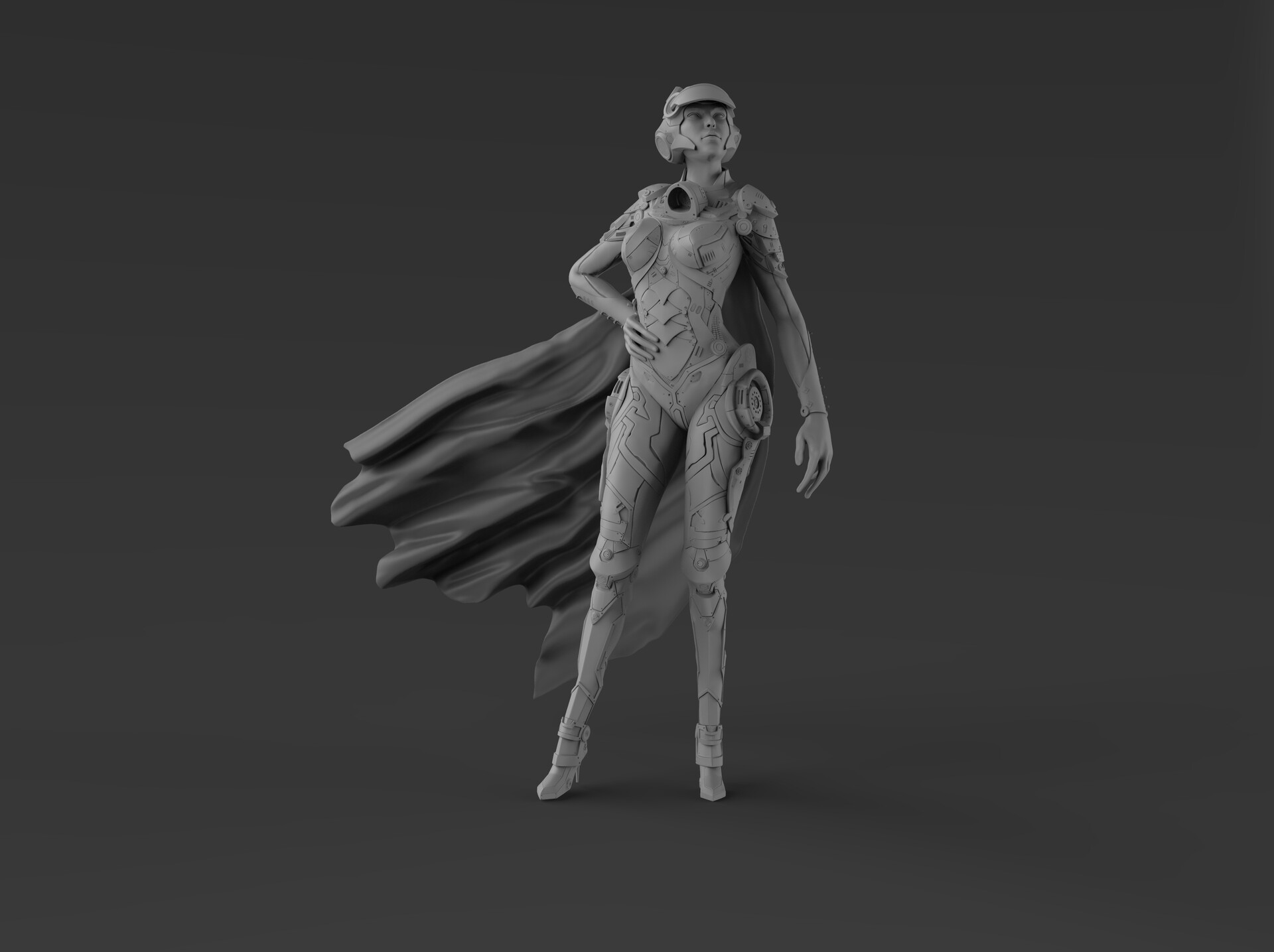 ArtStation - Cyborg Girl