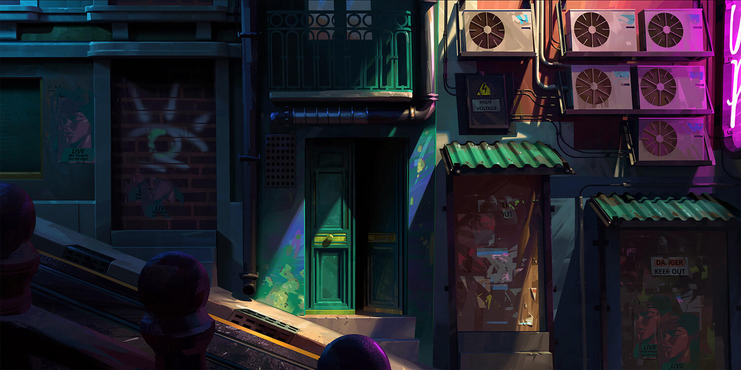 ArtStation - Street background