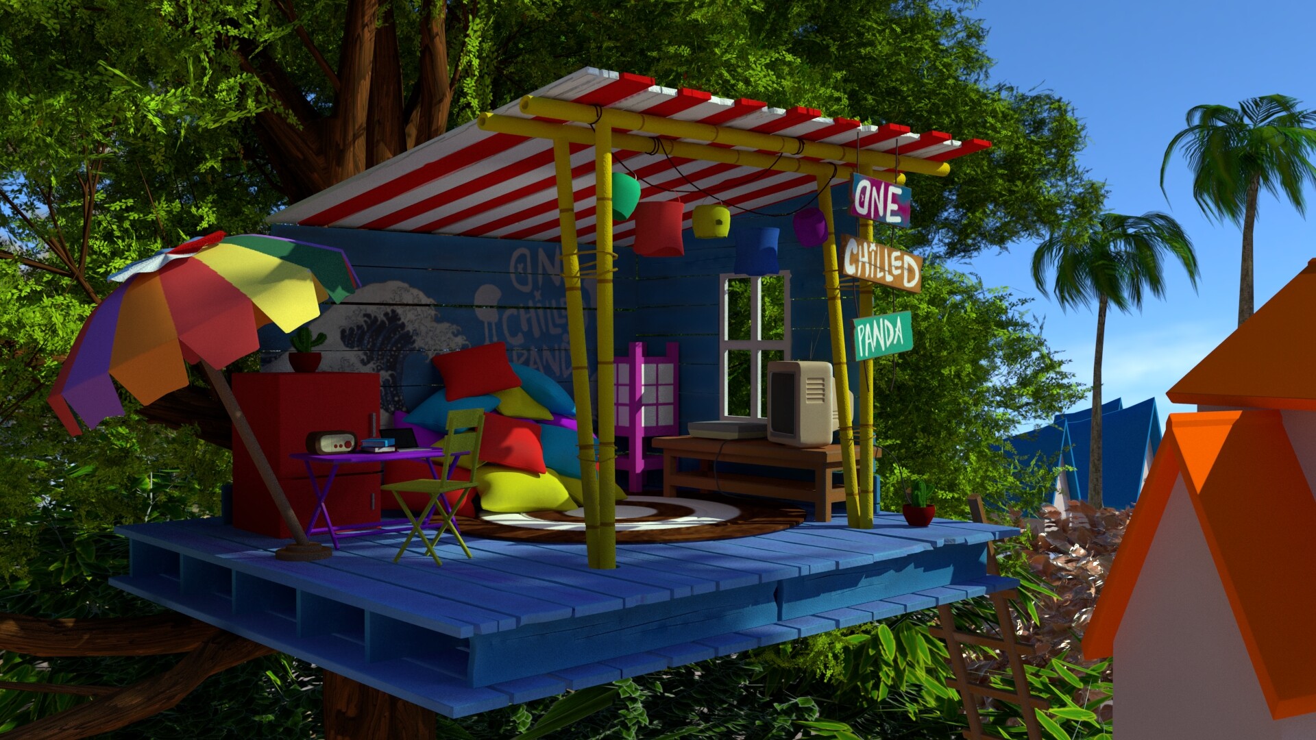 ArtStation - PANDA HUT :)