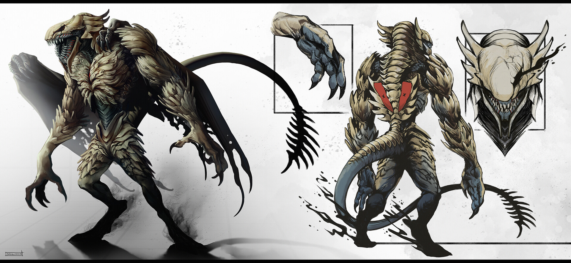 ArtStation - Demonic Creature Design