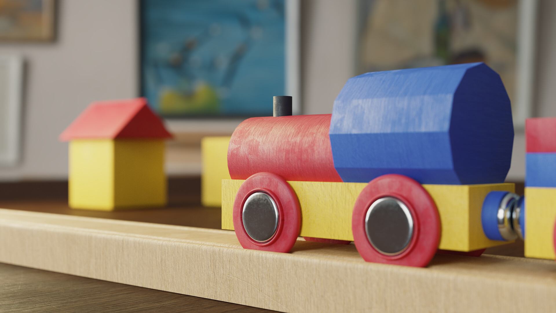 ArtStation - wooden railway