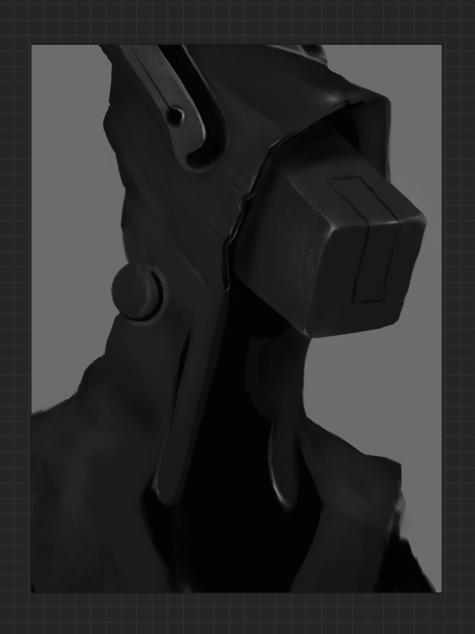 ArtStation - Box bot rough sketch.