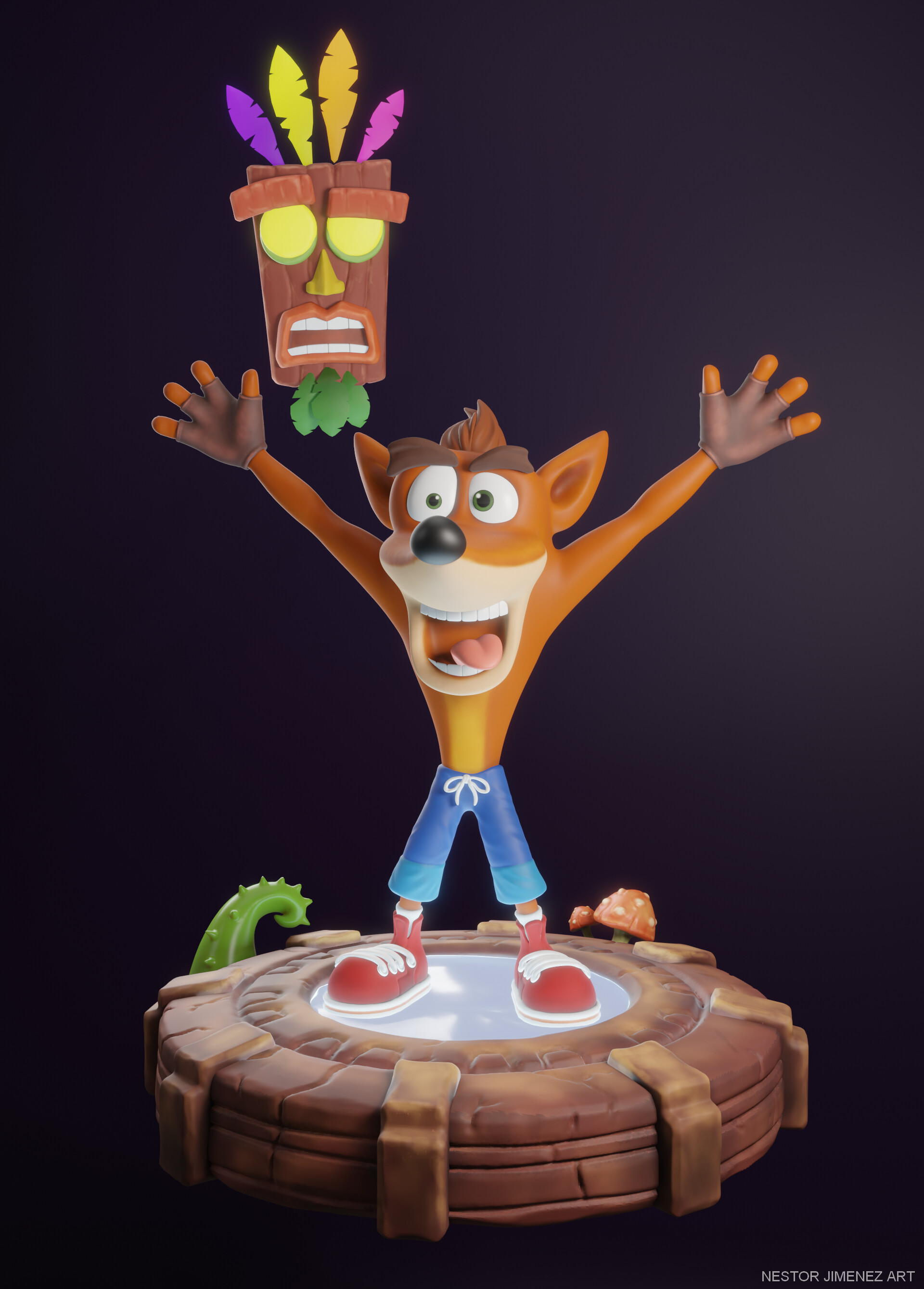 ArtStation - Crash Bandicoot