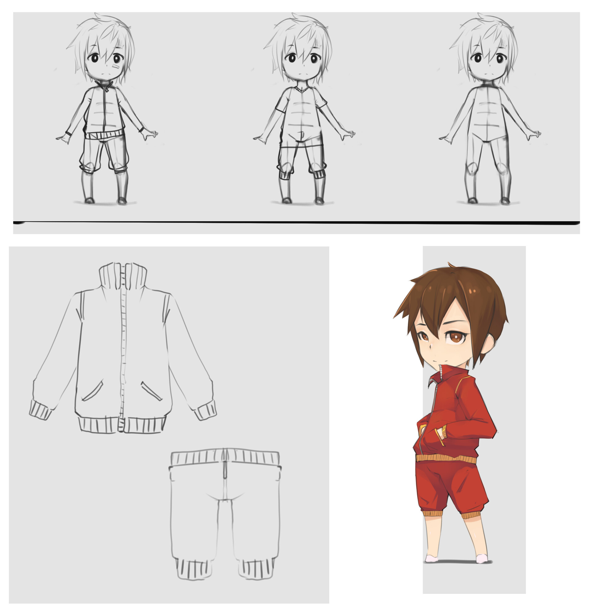 K.E - 3D Kids Cartoon Chibi Concept