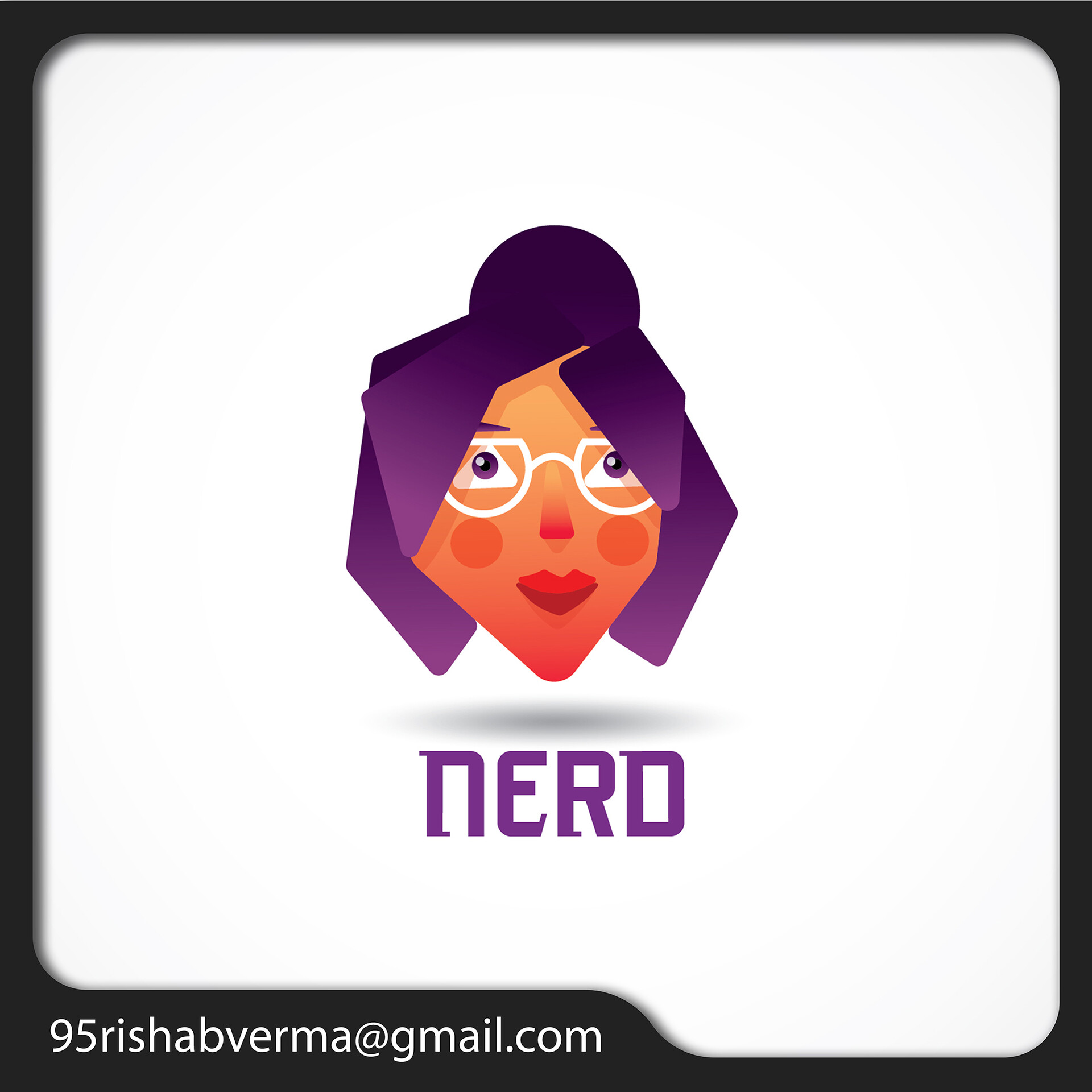 ArtStation - Nerd Logo