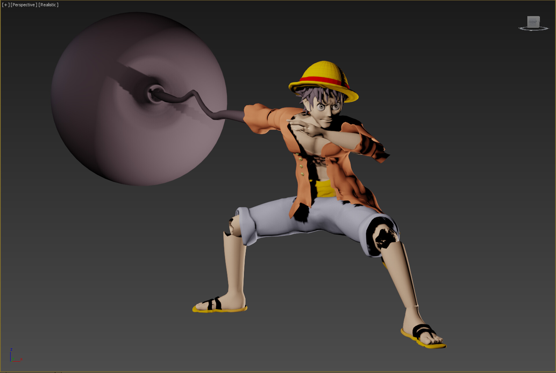 ArtStation - One Piece - Luffy