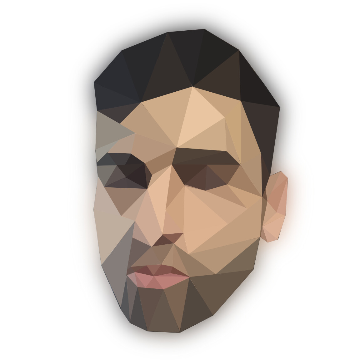 ArtStation - Low Poly Portrait