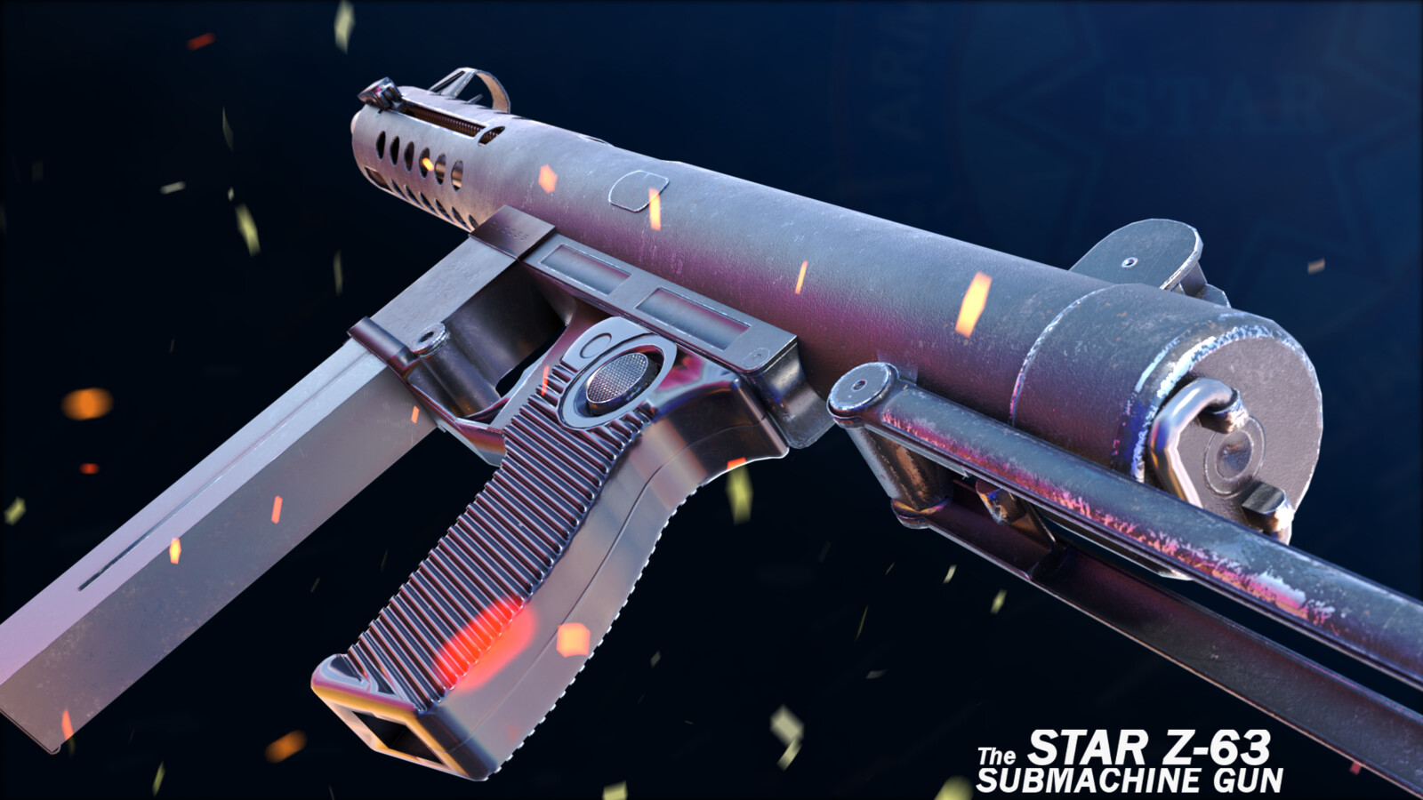 X - The Star Z-63 Submachine gun