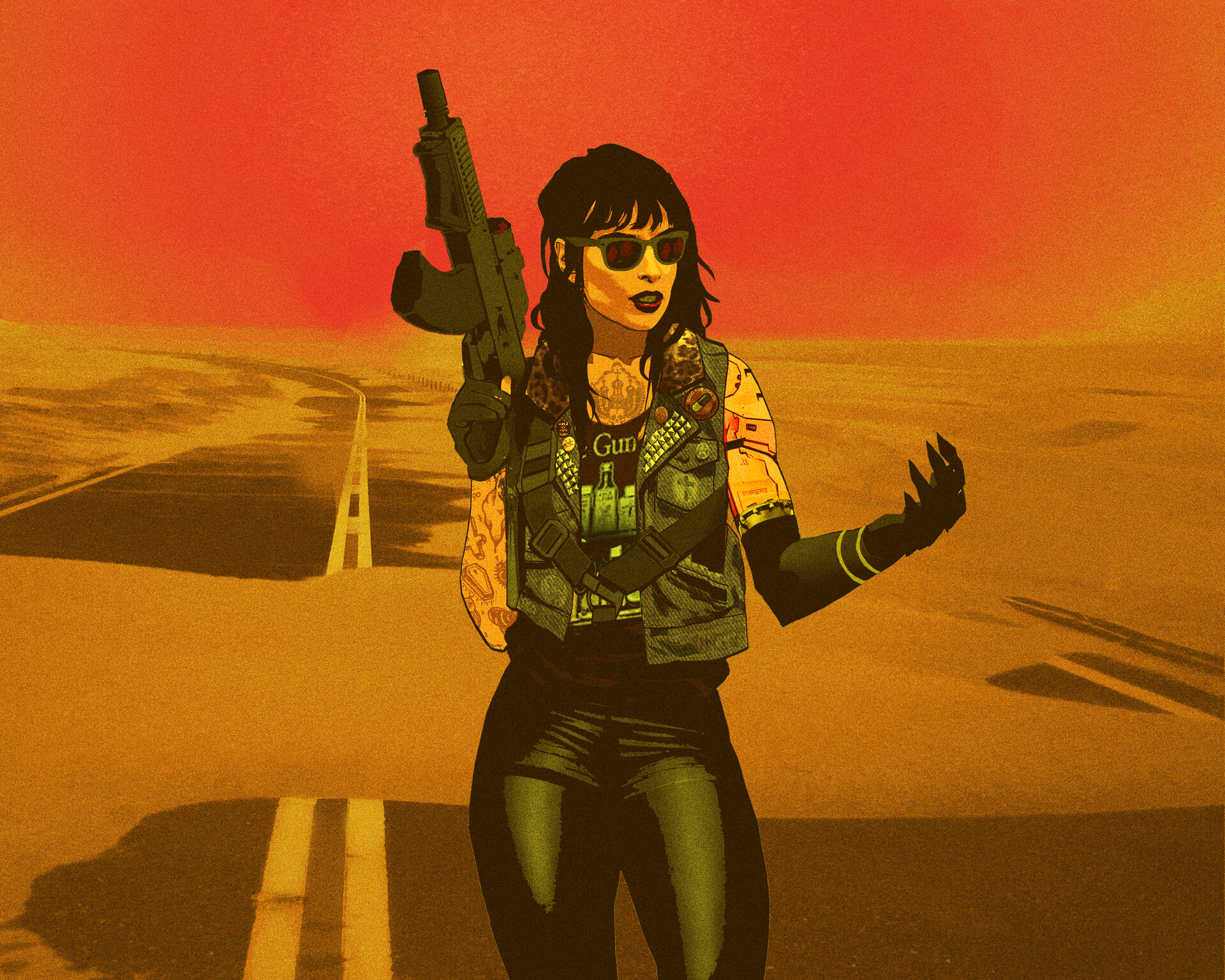 ArtStation - ghost on the highway