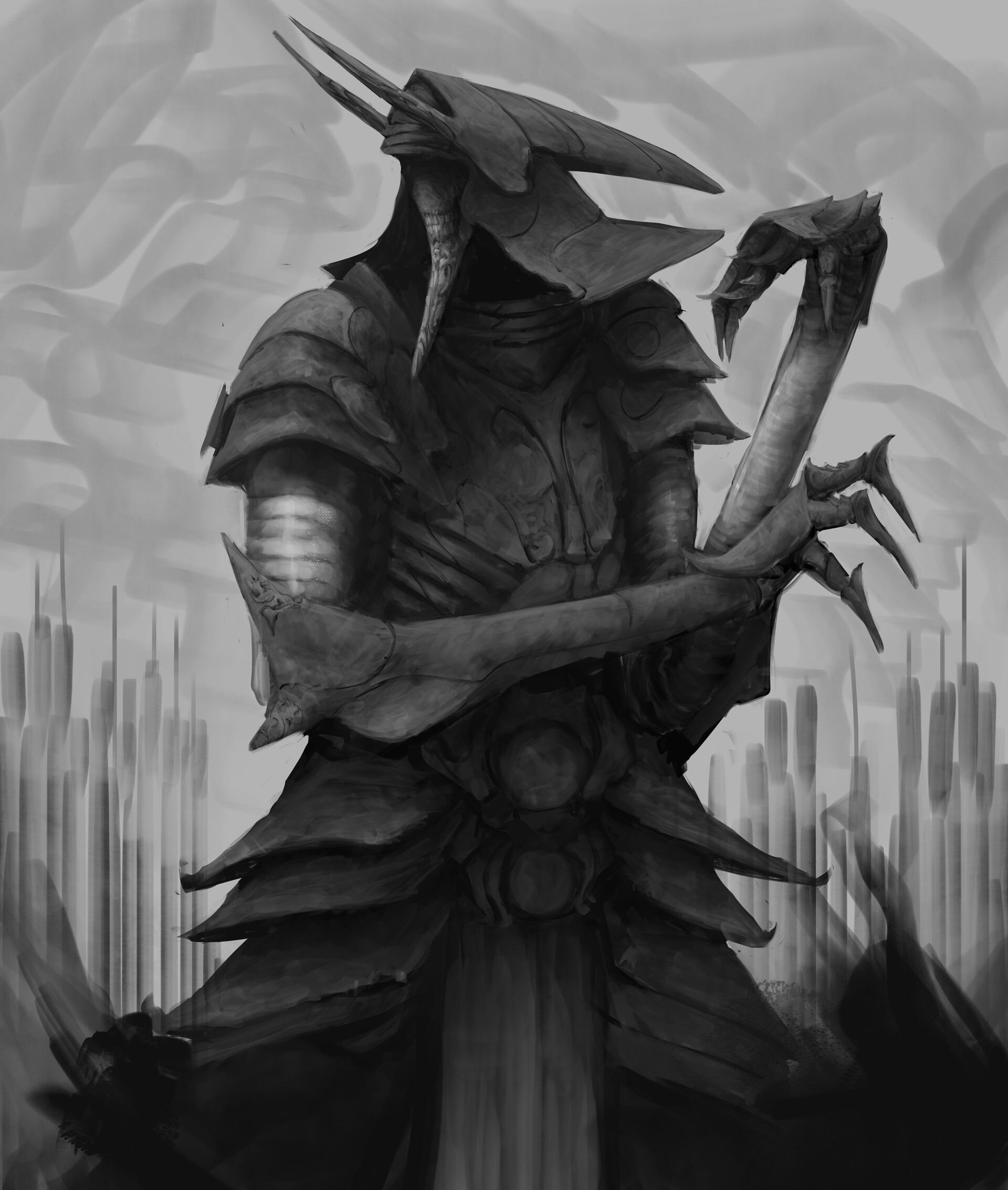 ArtStation - Weird insect samuraï