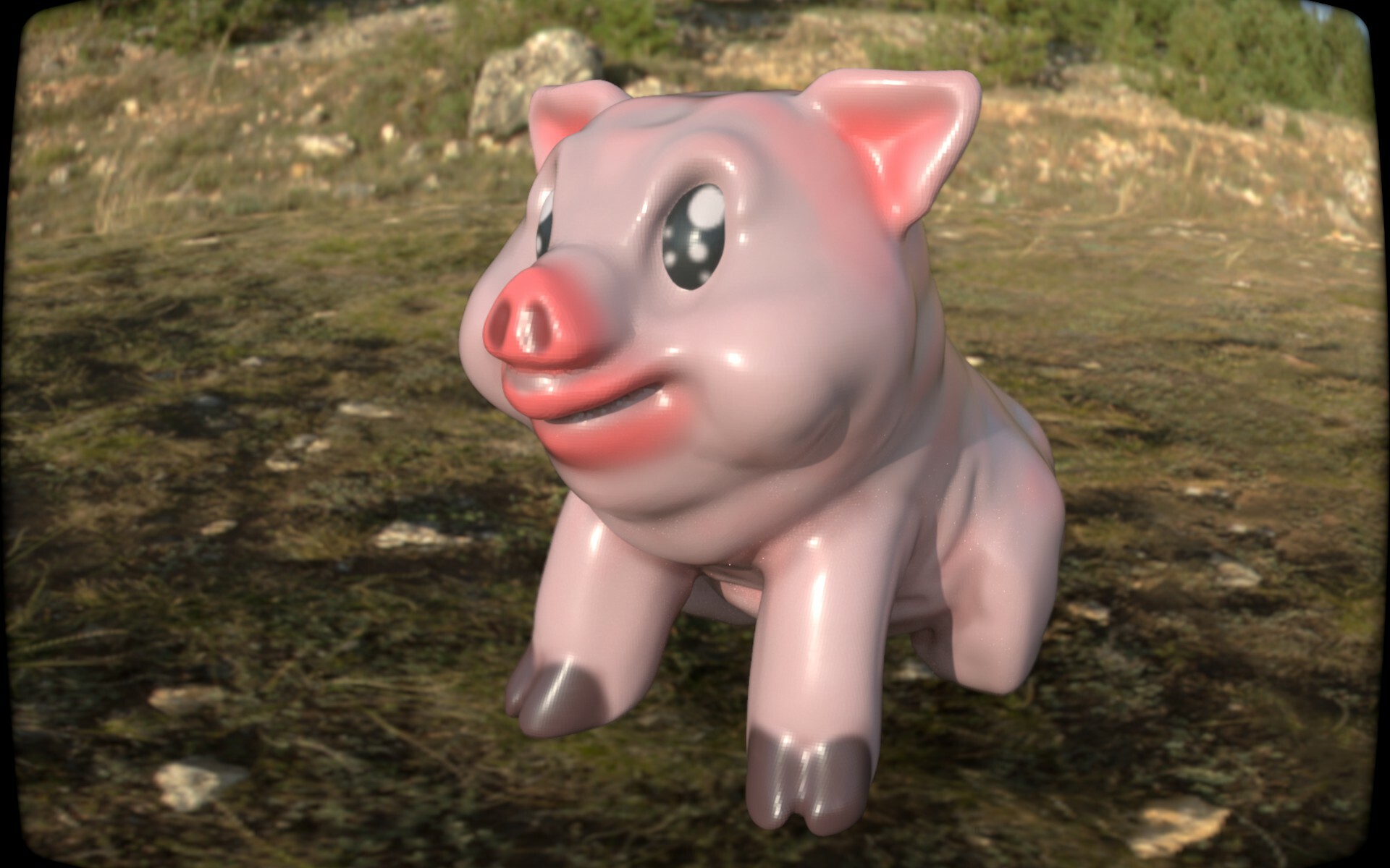 ArtStation - 3D Cartoon Pig