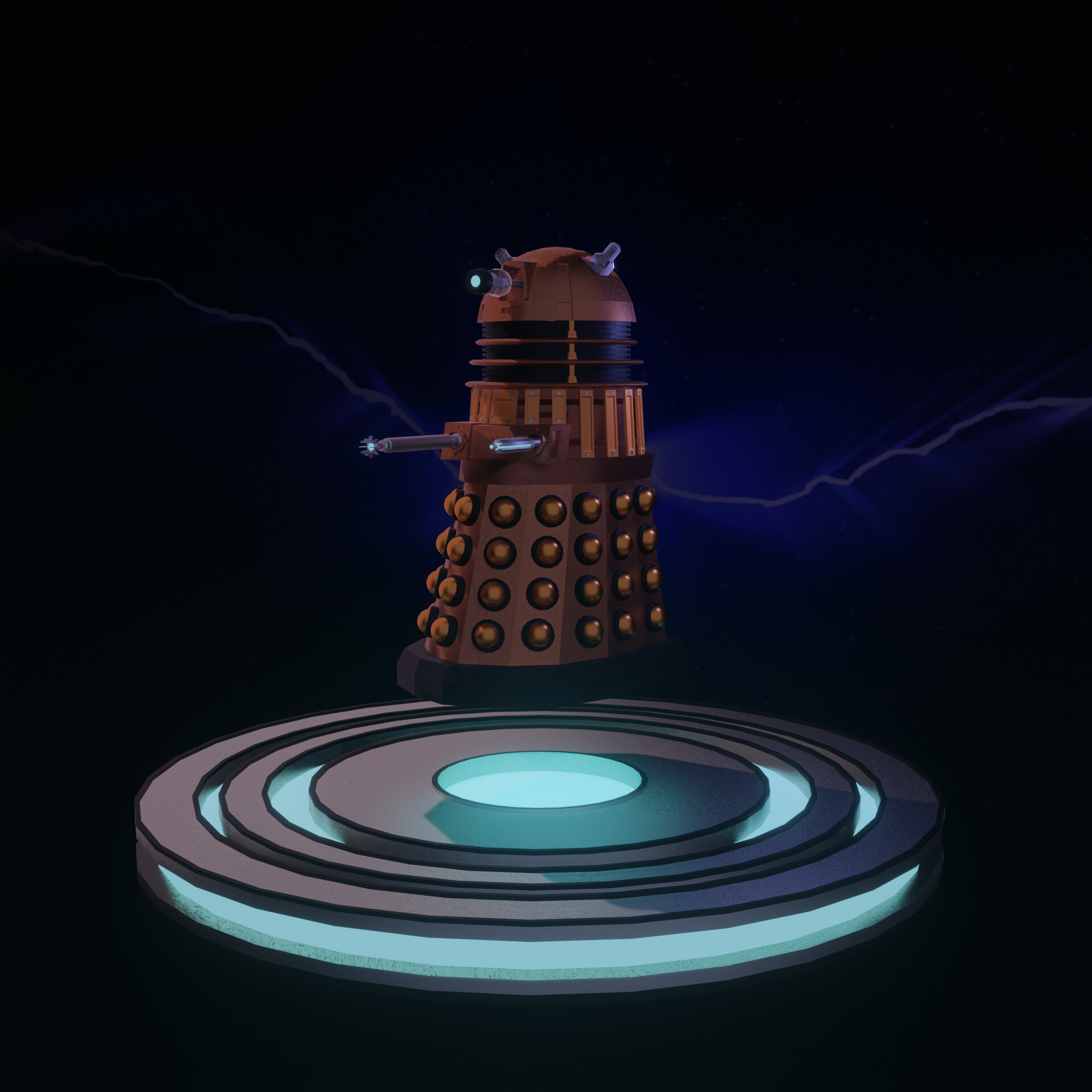 ArtStation - Dalek 3D Model (with Blueprints)