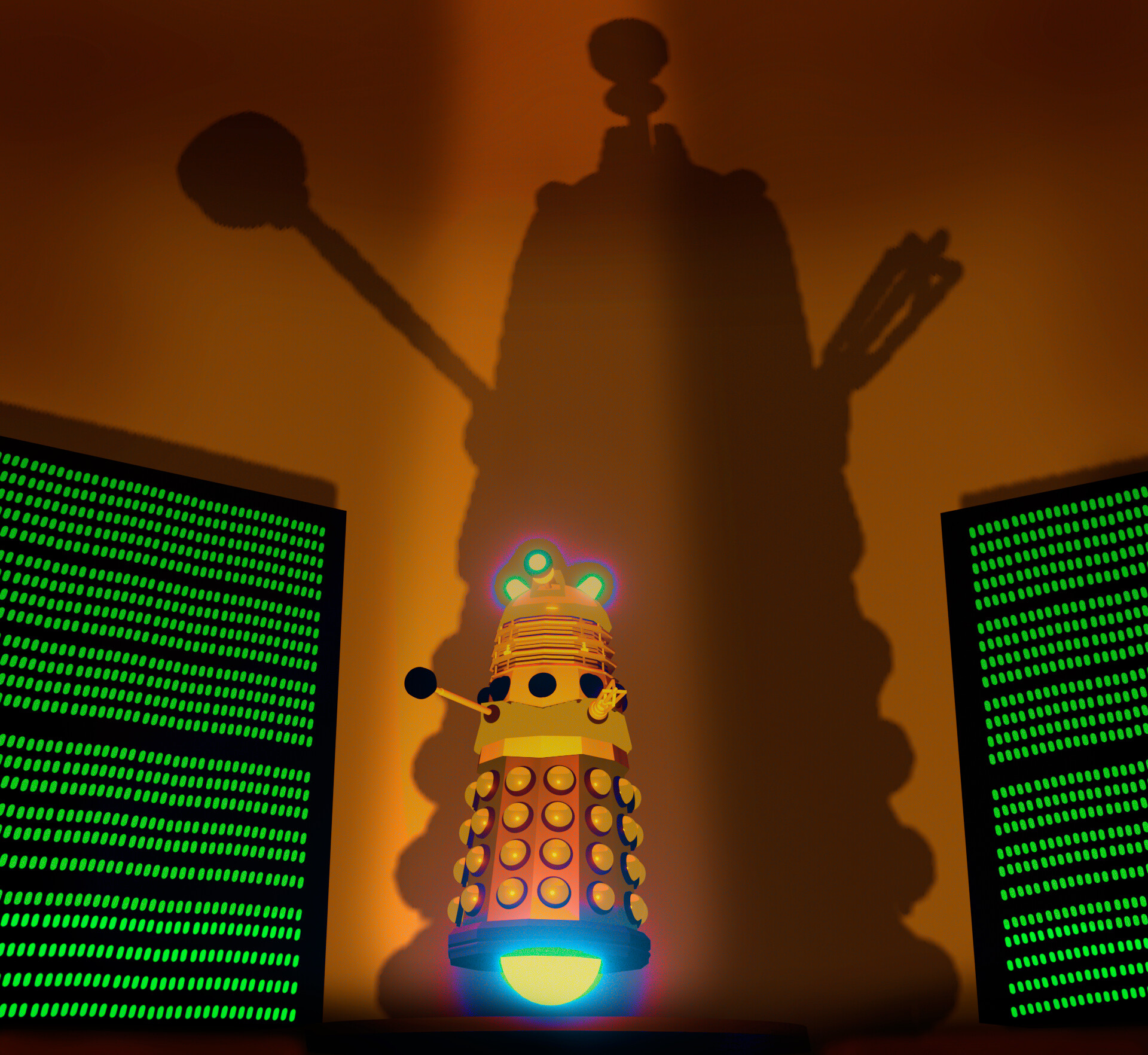 green screen dalek