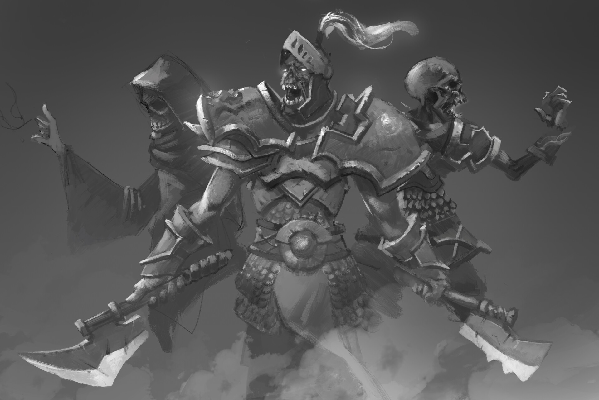 ArtStation - Triple Undead