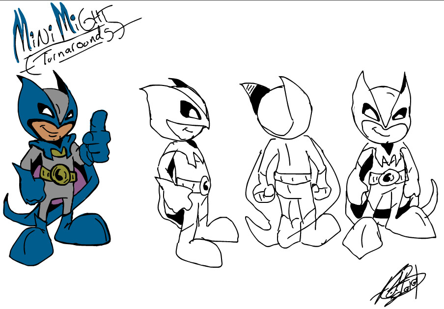 ArtStation - Mini Might Turnarounds