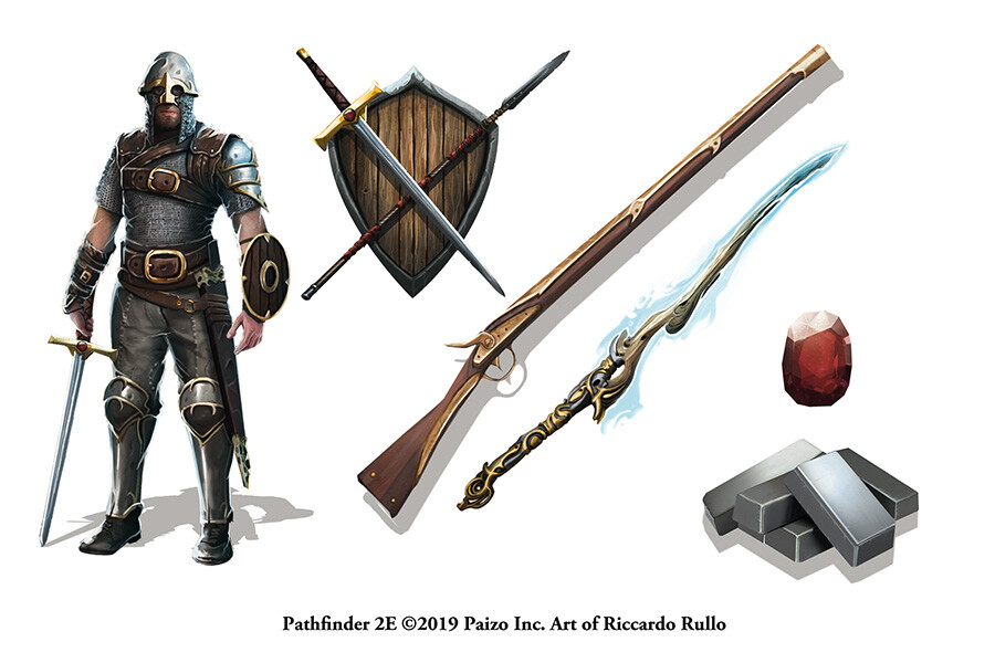 ArtStation - Concept items part 1 for RPG book Pathfinder: Lost Omens ...