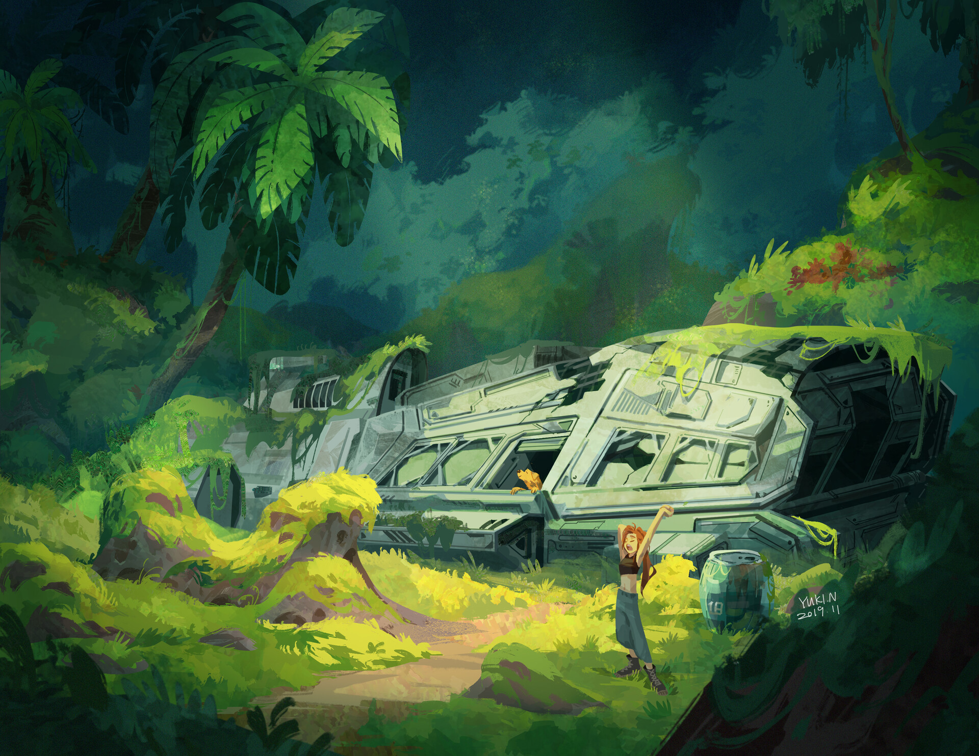 Abandoned Spacecraft In Space